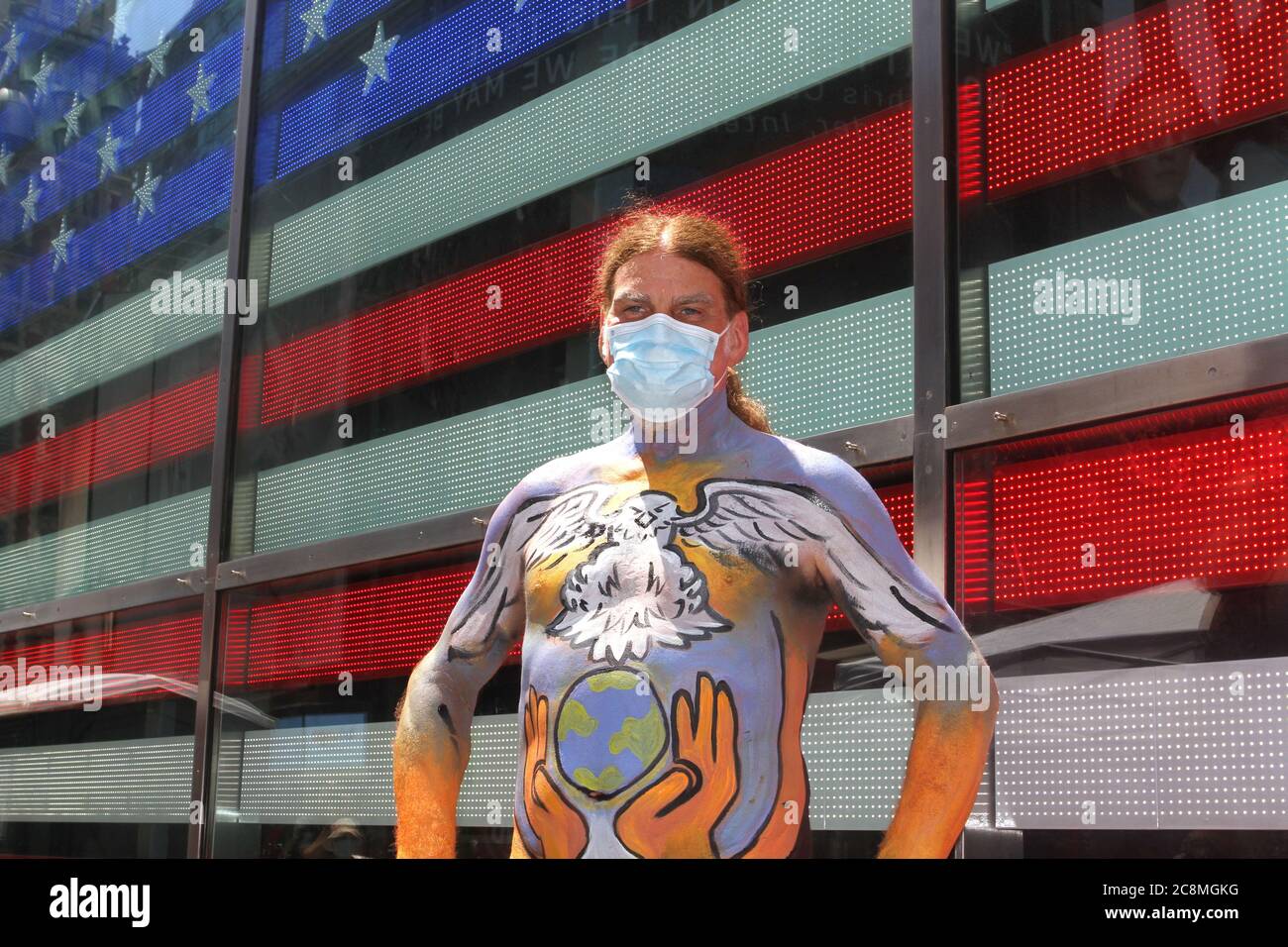 Nyc body painting day hi-res stock photography and images - Alamy