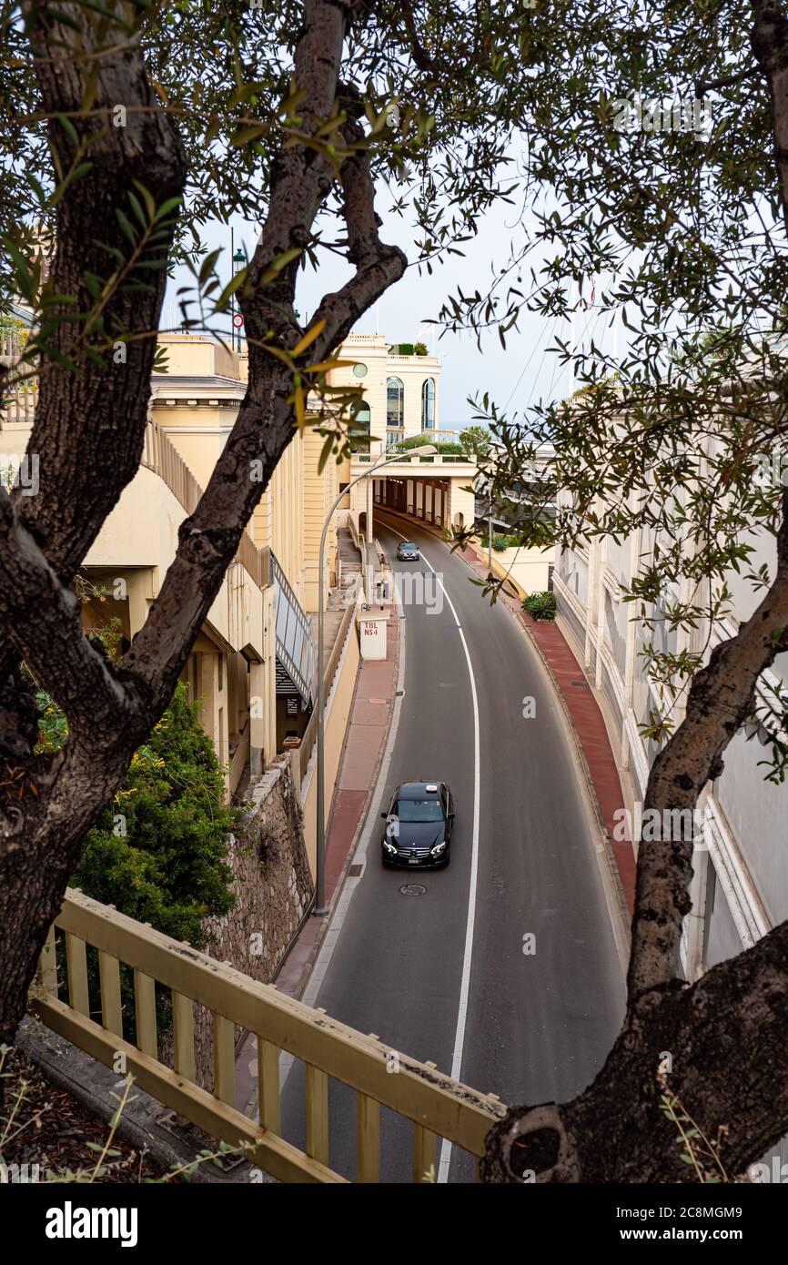 Street view in Monte Carlo in Monaco - CITY OF MONTE CARLO, MONACO ...