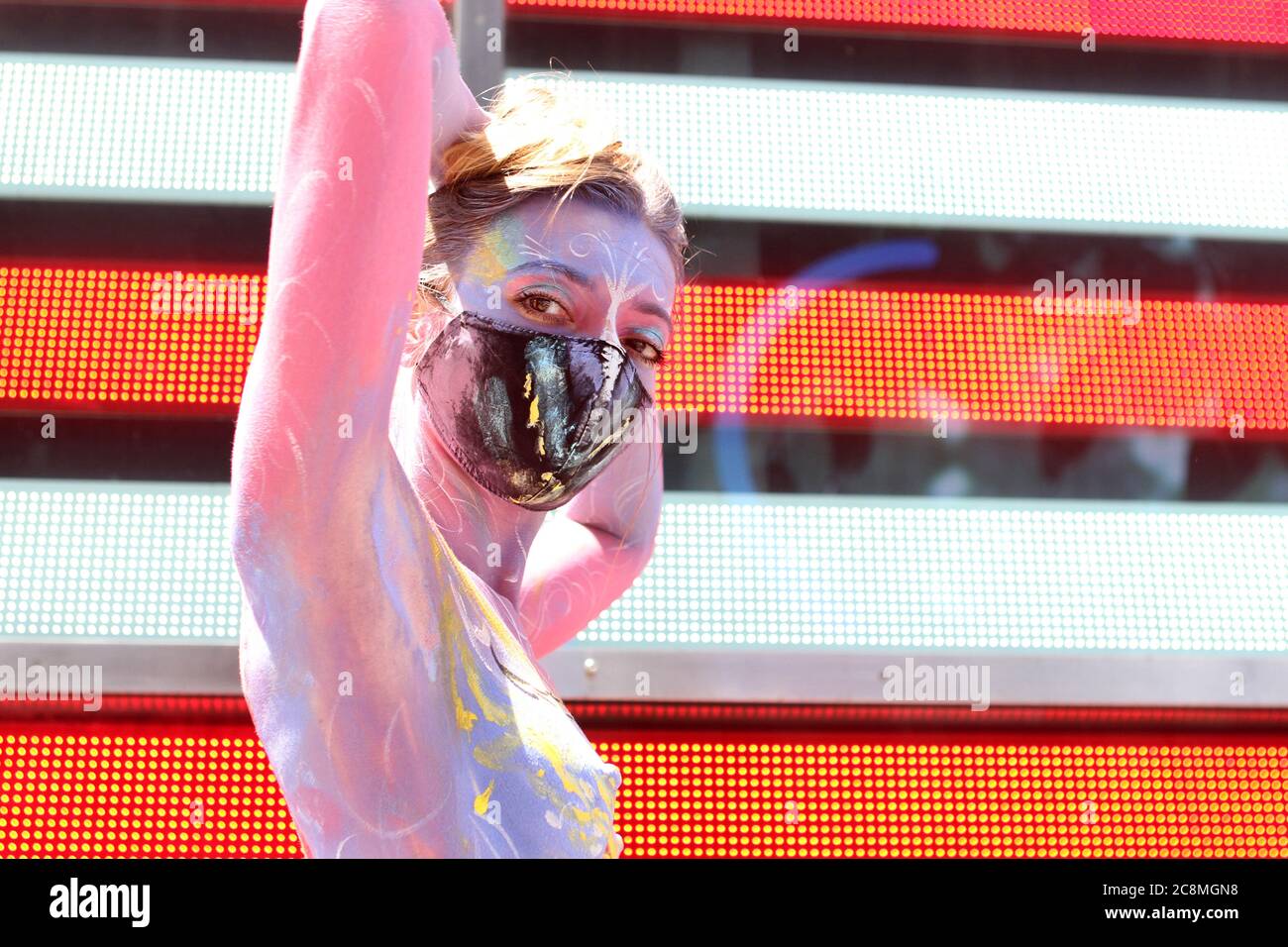 Nyc body painting day hi-res stock photography and images - Alamy