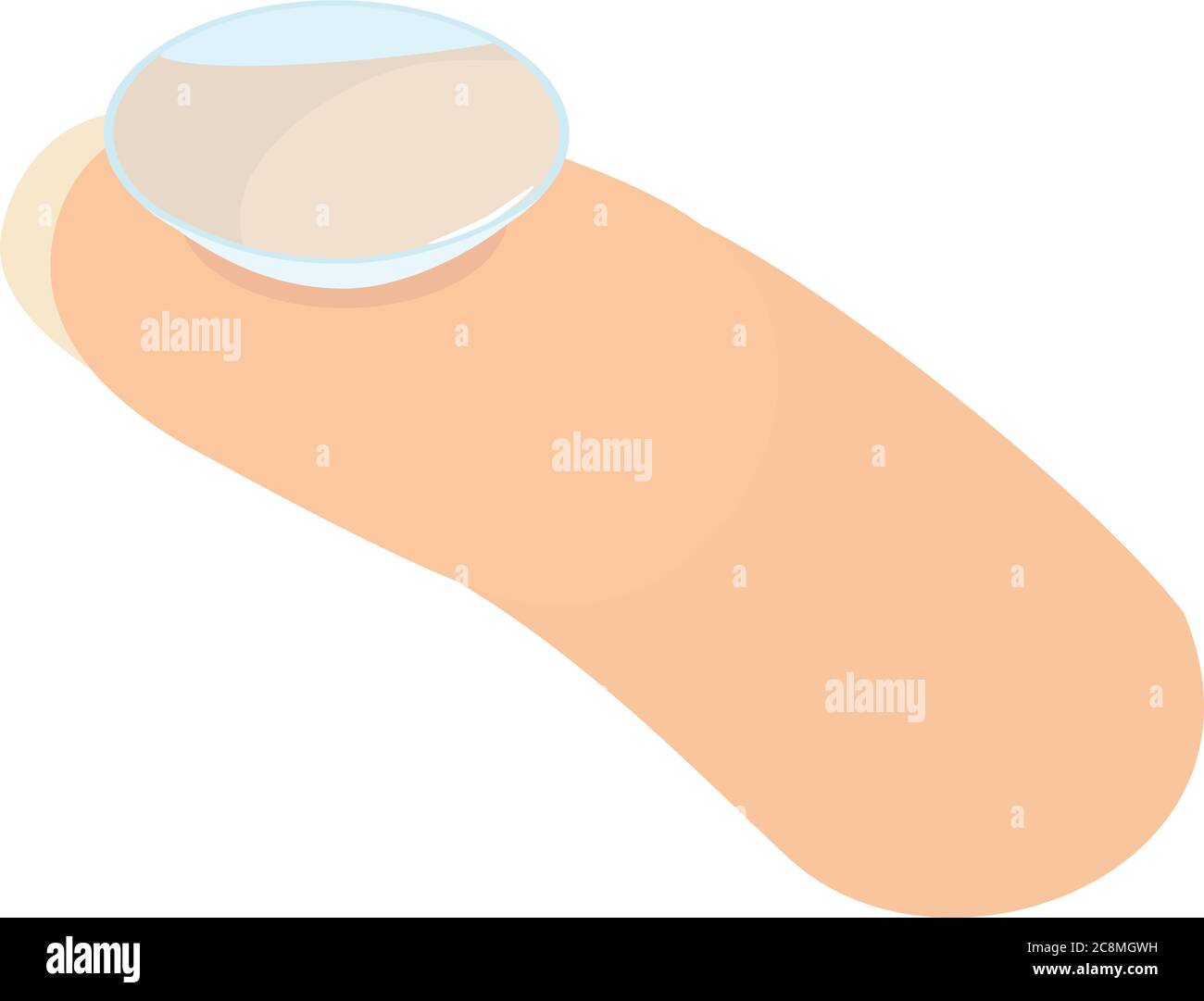 Contact lens icon. Isometric of contact lens vector icon for web design ...