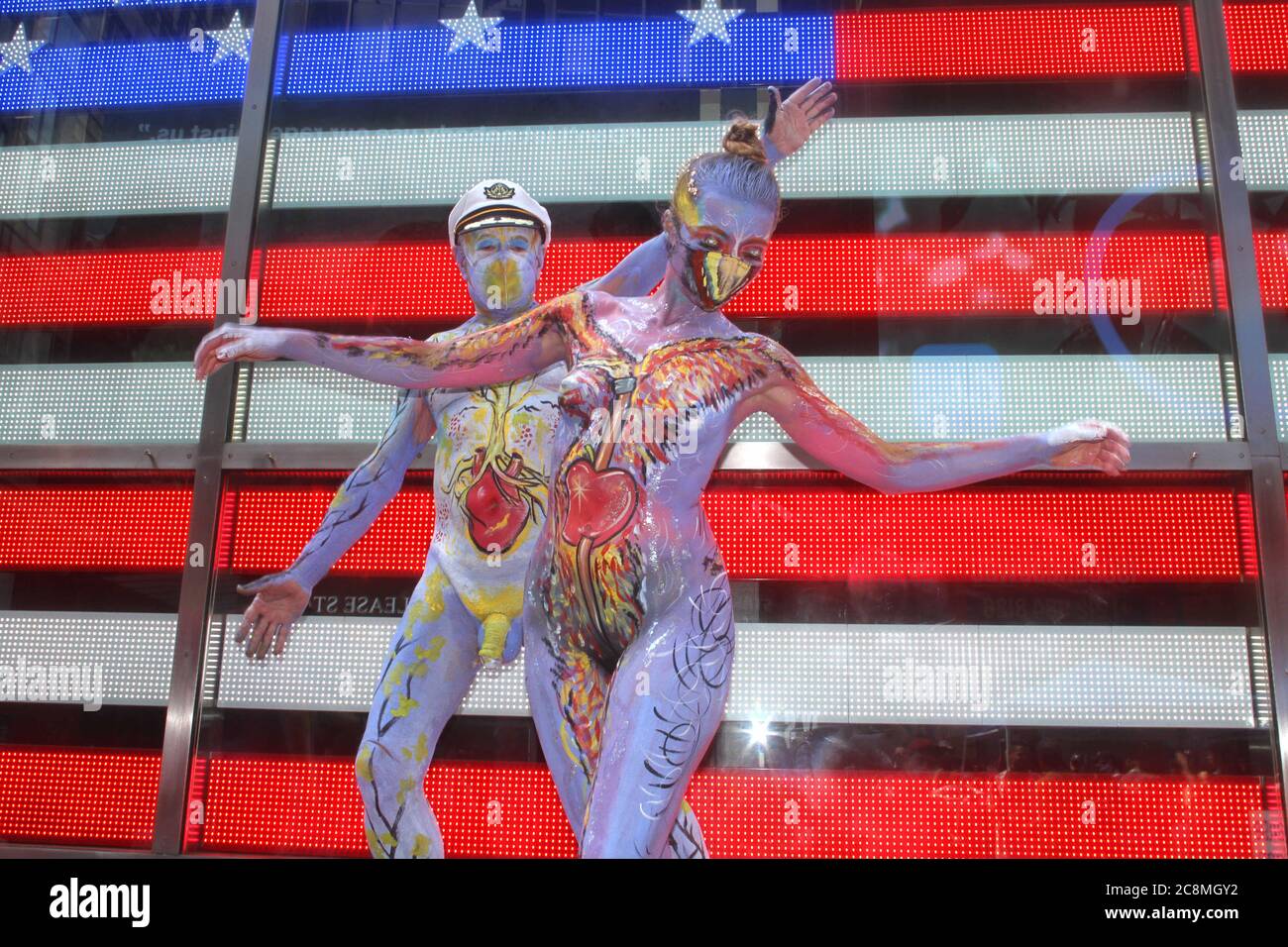 Nyc body painting day hi-res stock photography and images - Alamy
