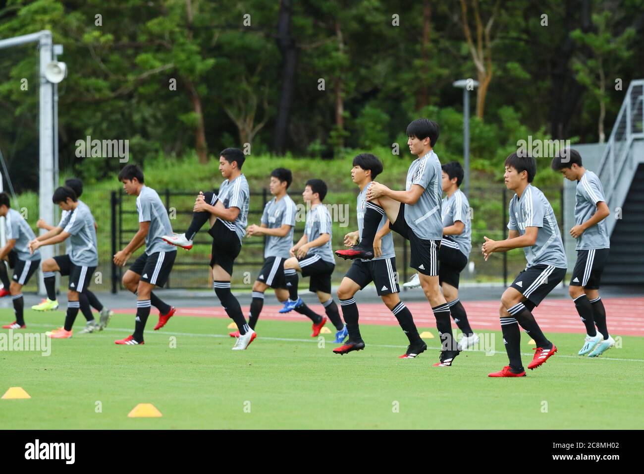 Chiba, Japan. 25th July, 2020. U-16 Japan team group (JPN) Football ...