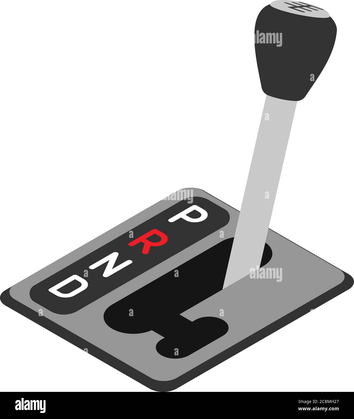 Automatic gearbox icon. Isometric of automatic gearbox vector icon for ...