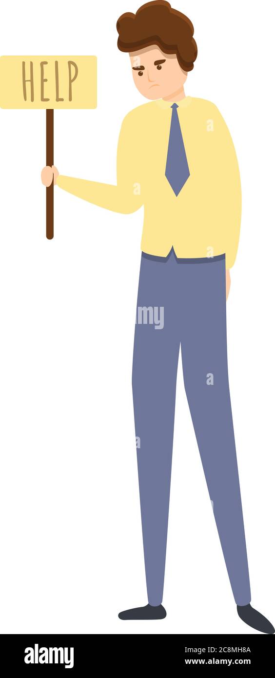 Jobless icon. Cartoon of jobless vector icon for web design isolated on ...