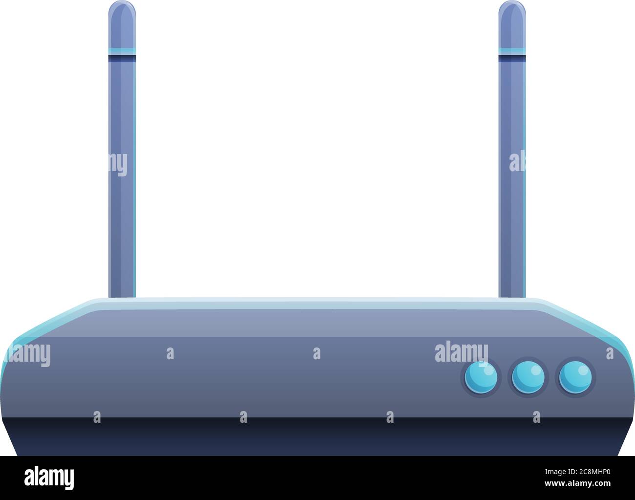 Wifi remote router icon. Cartoon of wifi remote router vector icon for ...