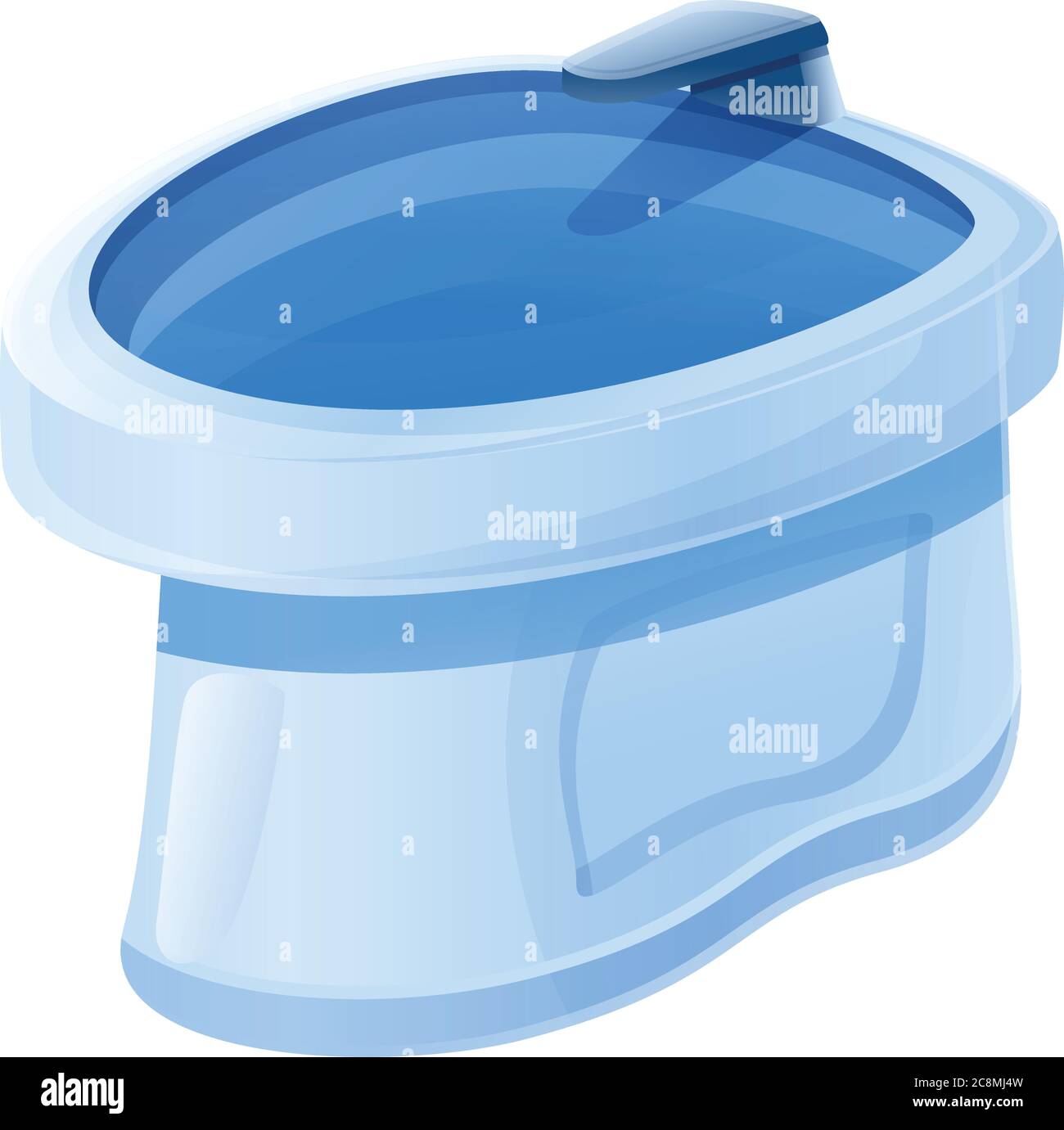 Apartment bidet icon. Cartoon of apartment bidet vector icon for web ...