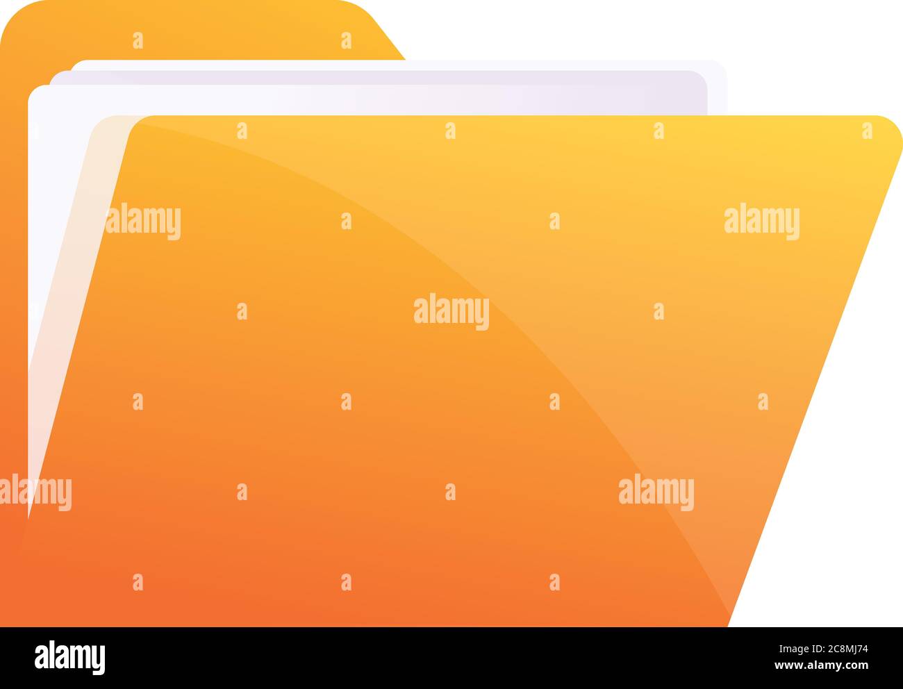 Storage documents file icon. Cartoon of storage documents file vector ...