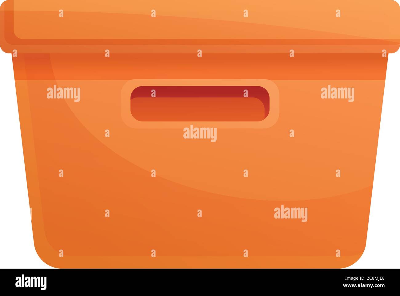 Office documents box icon. Cartoon of office documents box vector icon ...