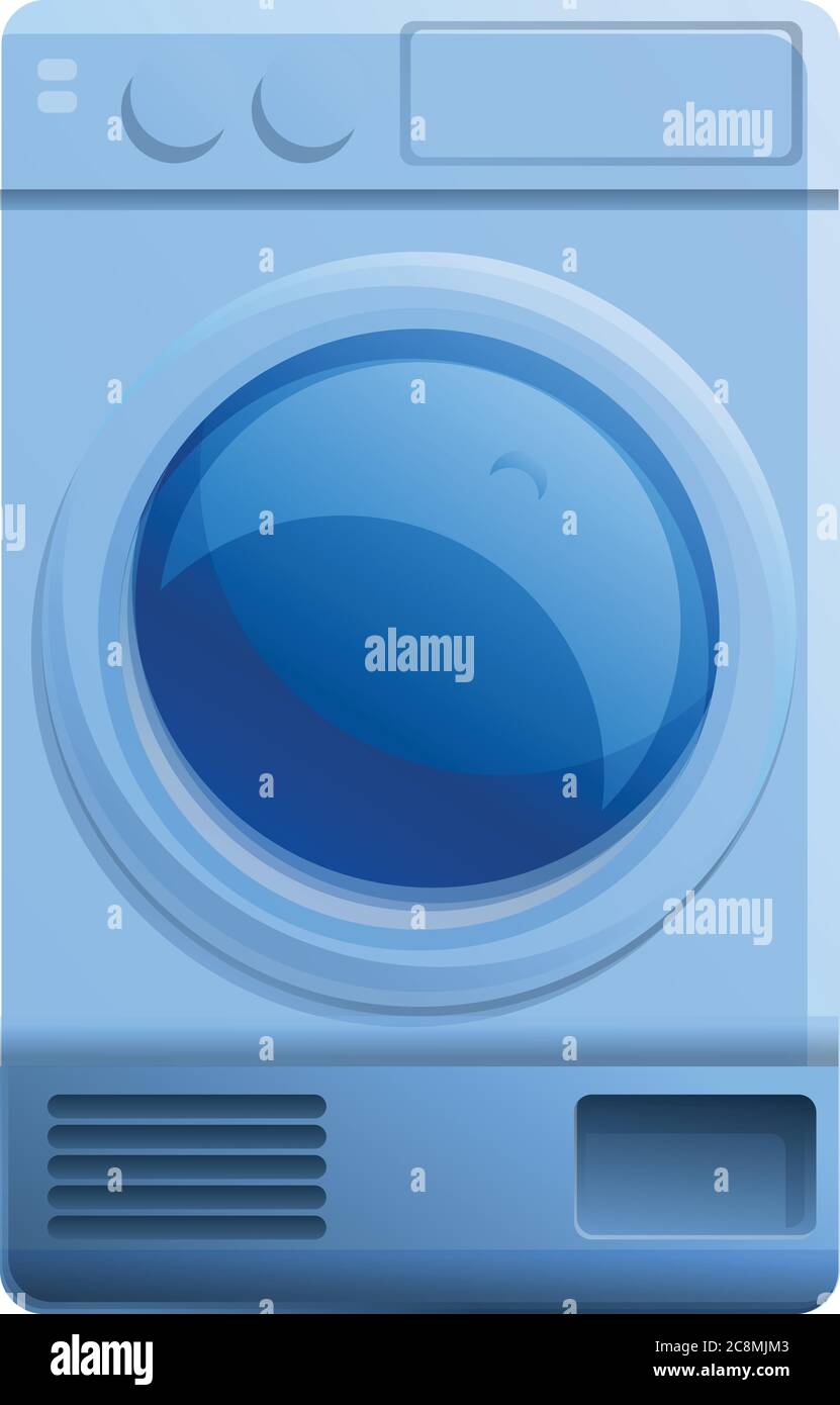Dry clothes machine icon. Cartoon of dry clothes machine vector icon ...