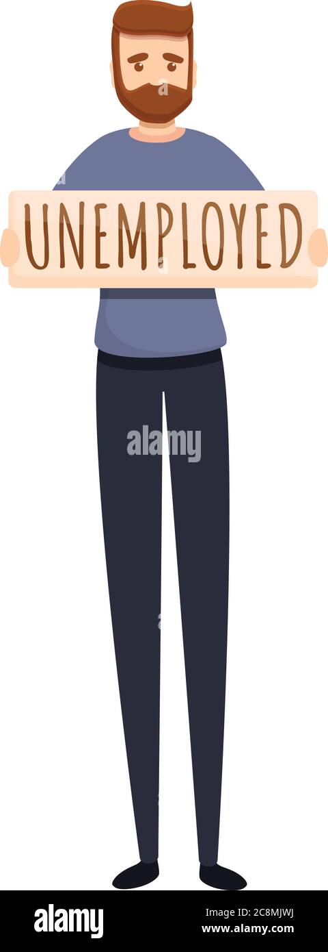 Jobless worker icon. Cartoon of jobless worker vector icon for web ...