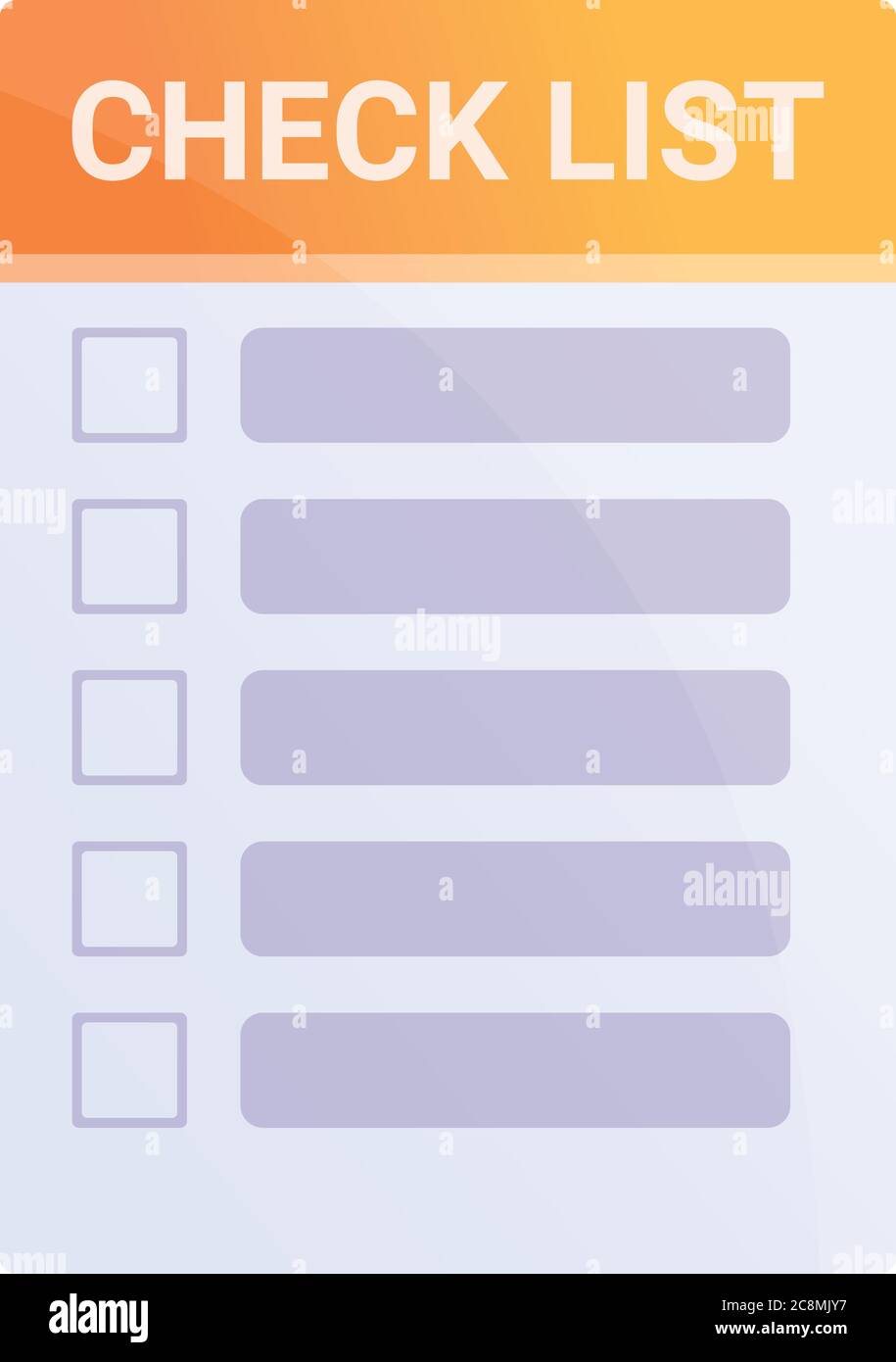 Check list icon. Cartoon of check list vector icon for web design ...