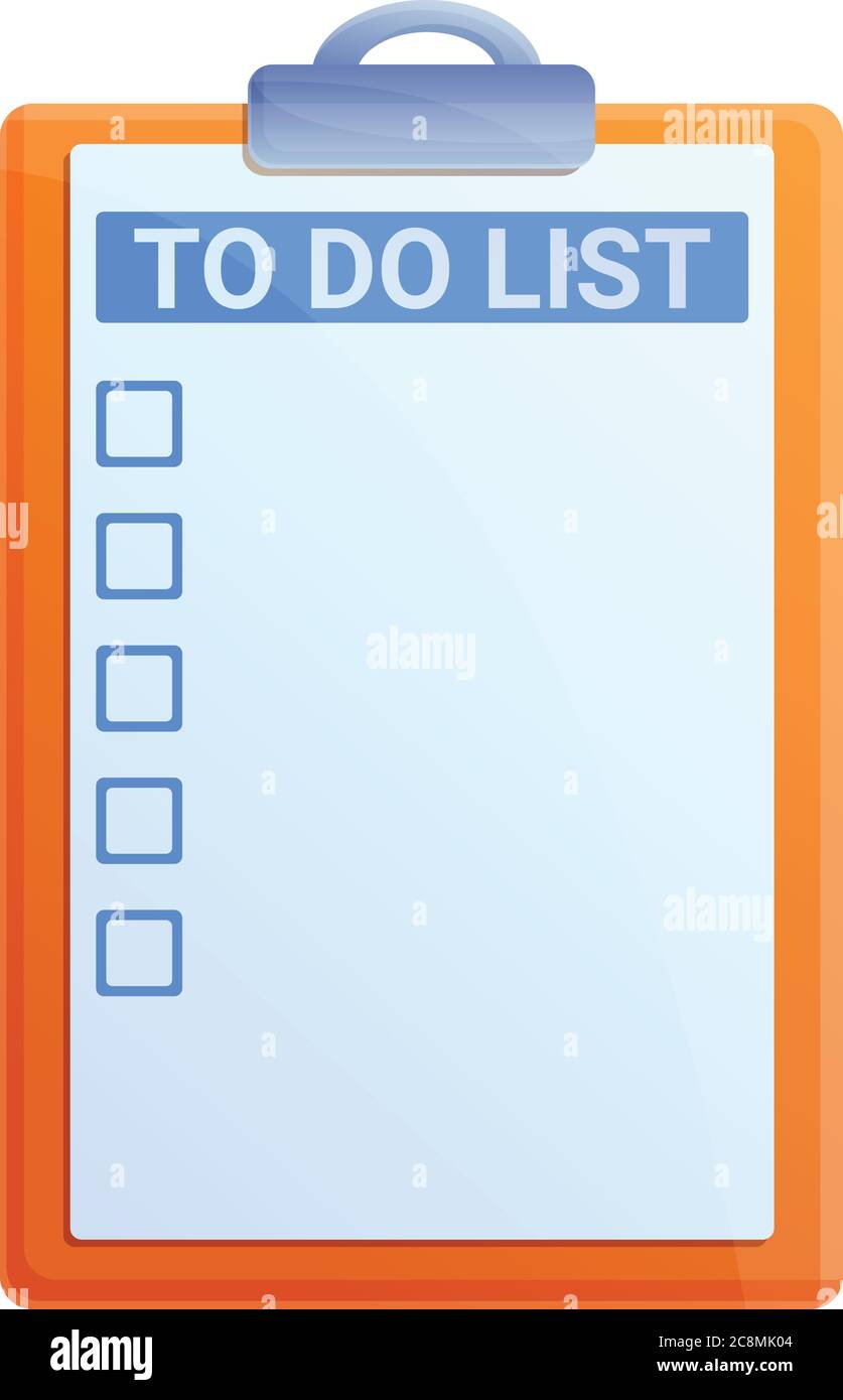 Pin to do list icon. Cartoon of pin to do list vector icon for web ...