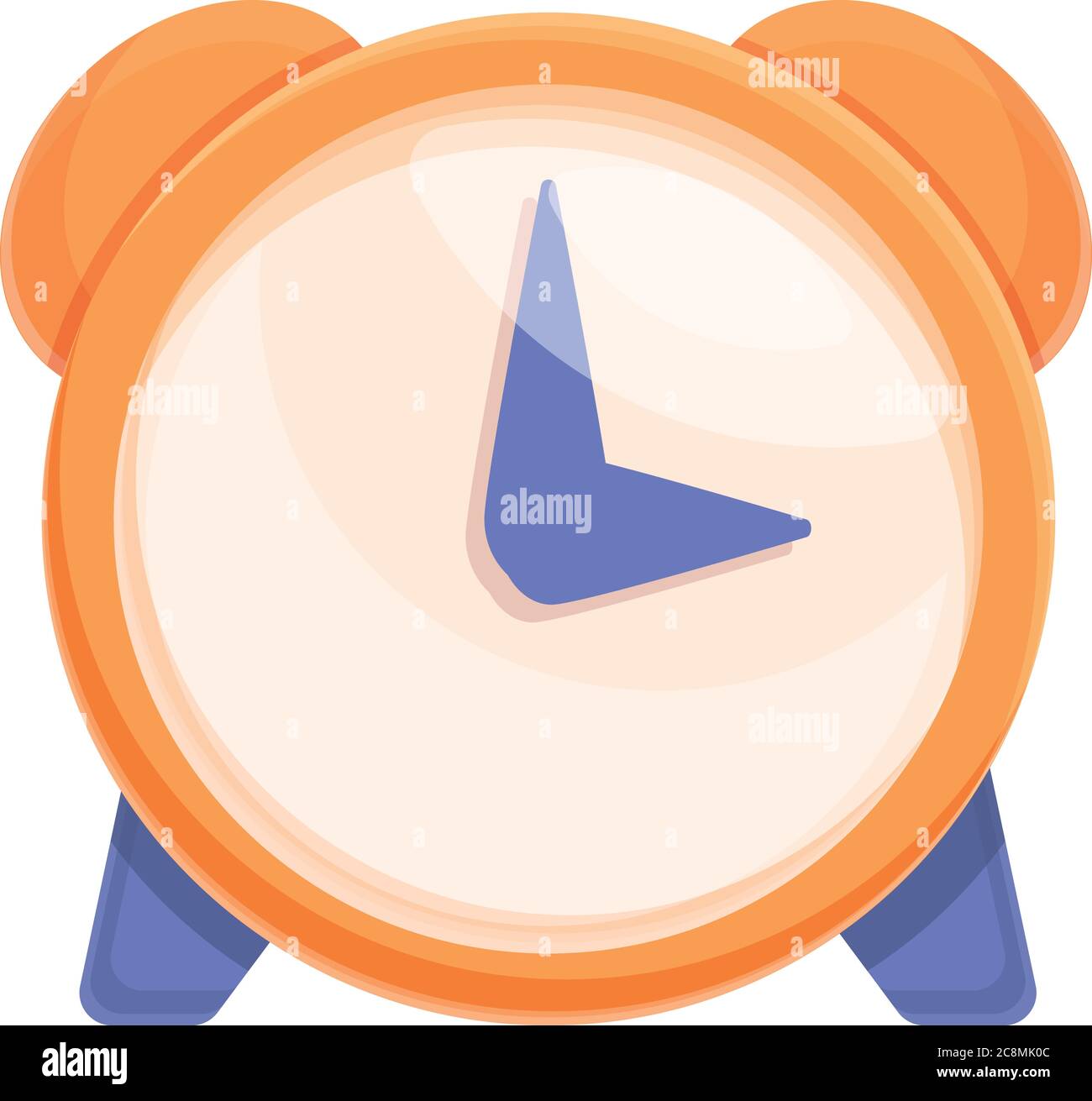 Home clock icon. Cartoon of home clock vector icon for web design ...