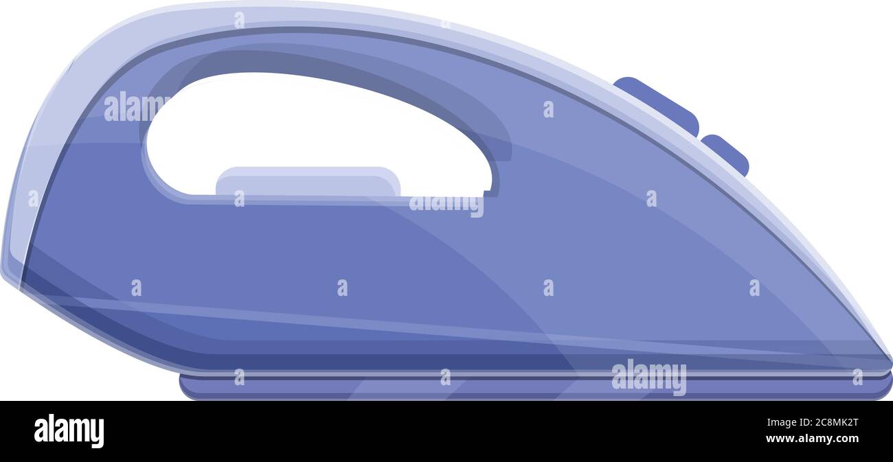 Electric iron icon. Cartoon of electric iron vector icon for web design ...