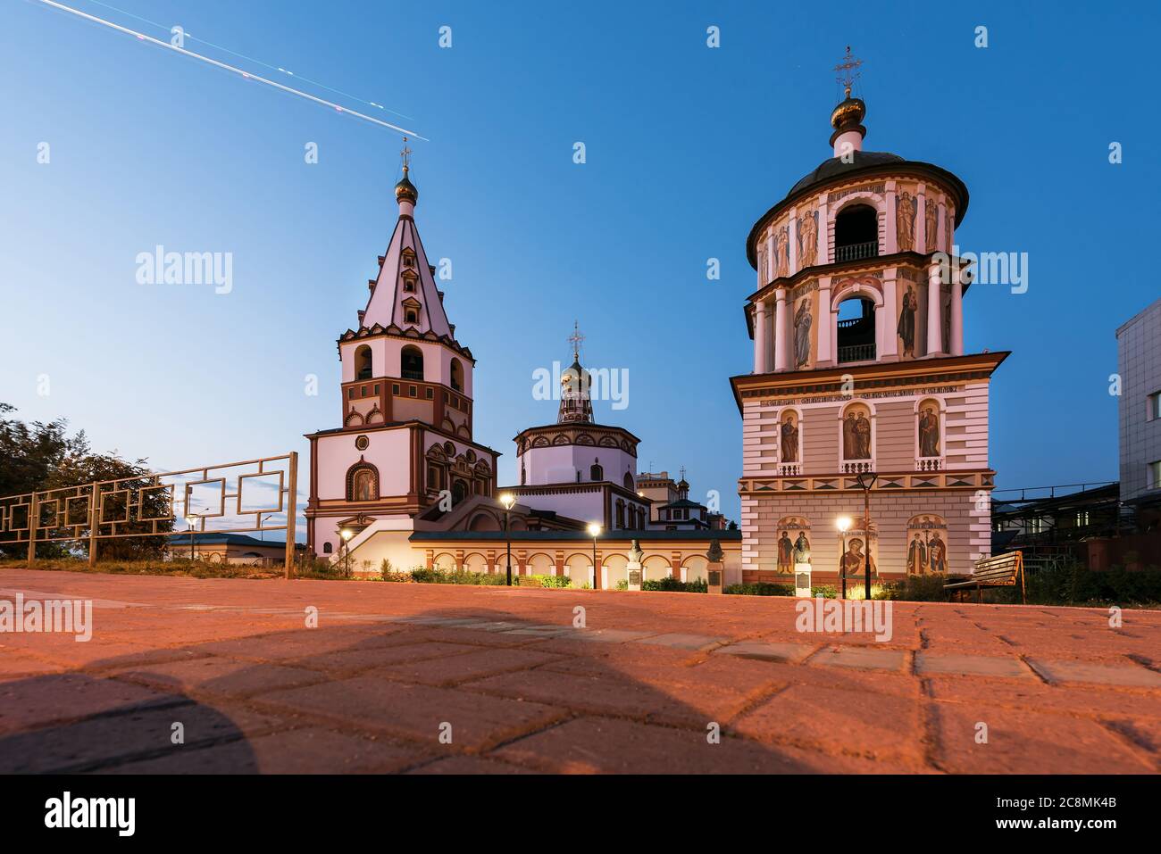 Russia, Irkutsk - June 30, 2020: The Cathedral of the Epiphany of the ...