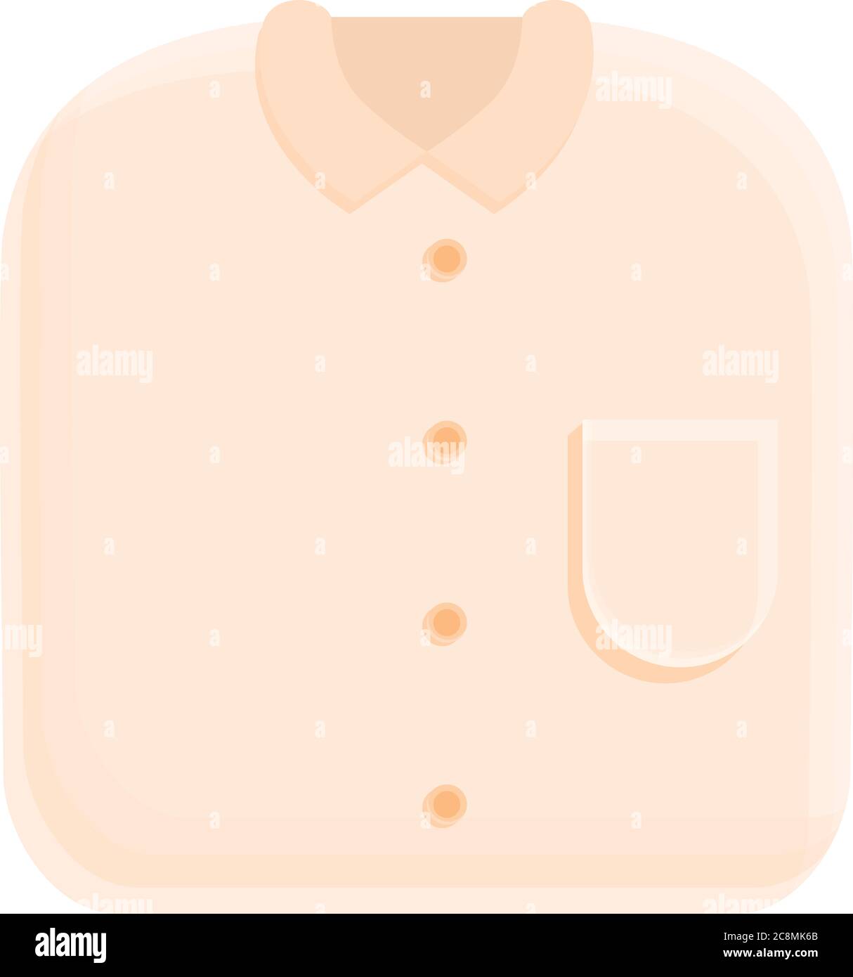 Clean shirt icon. Cartoon of clean shirt vector icon for web design ...