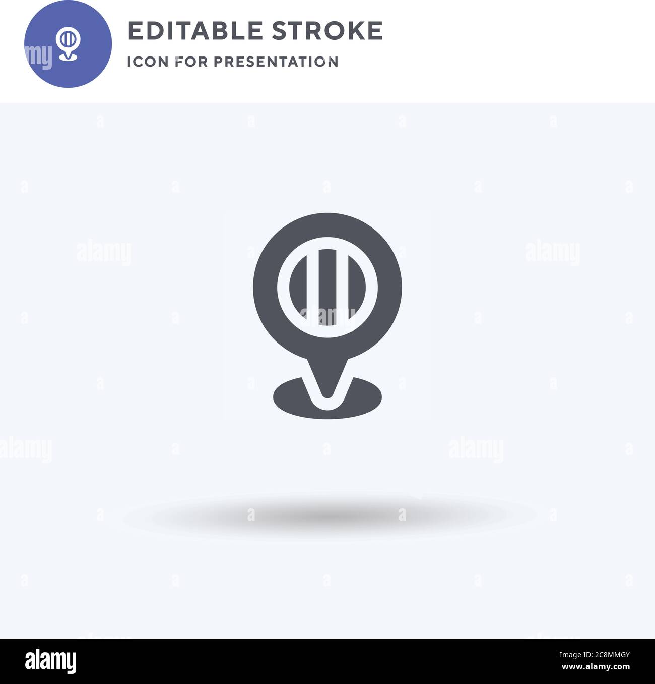 Placeholder icon vector, filled flat sign, solid pictogram isolated on ...