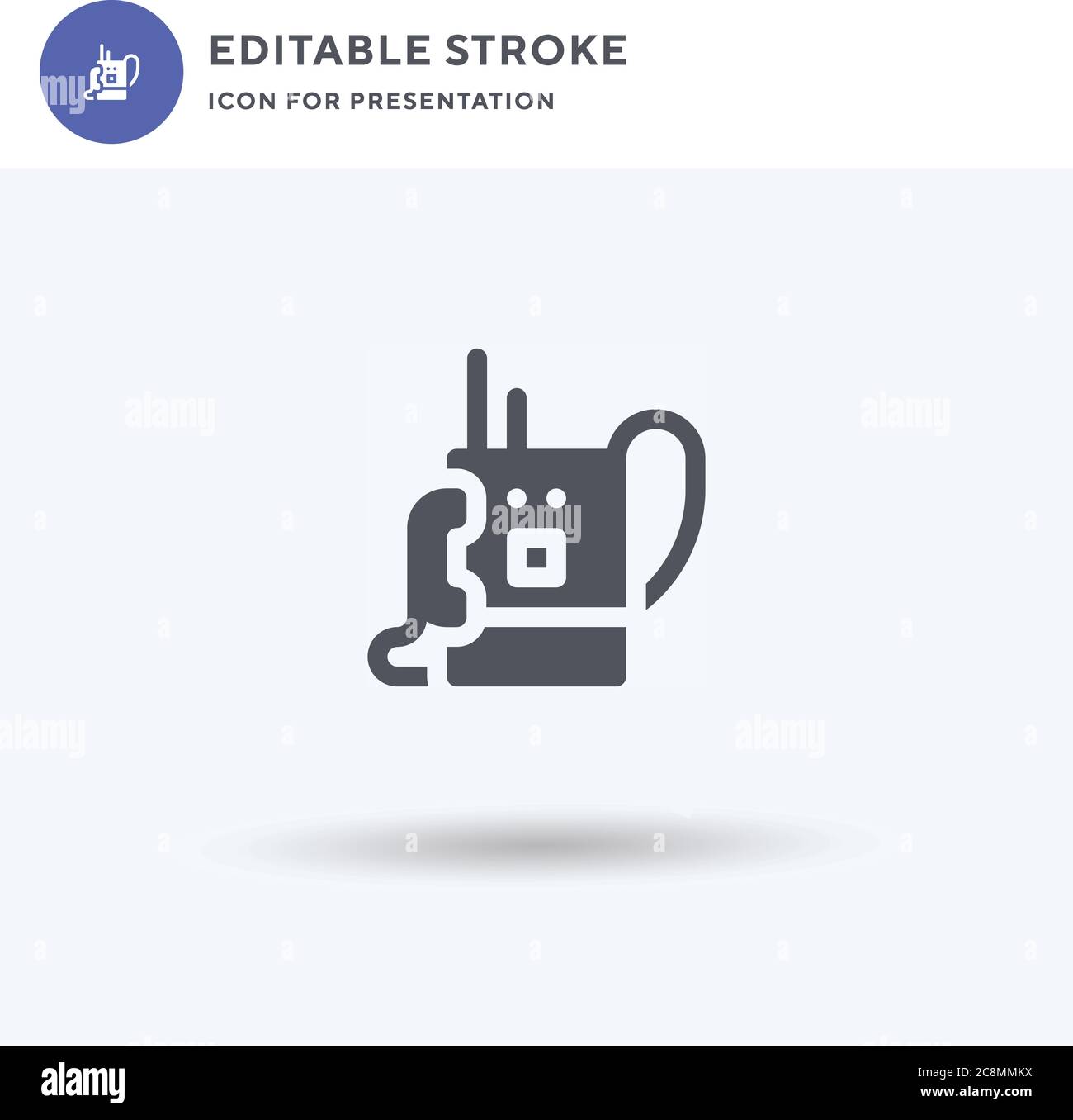 Military icon vector, filled flat sign, solid pictogram isolated on ...