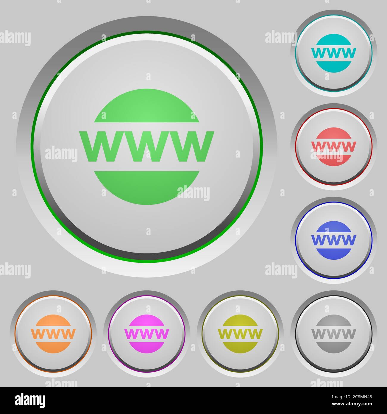 Set website domain name Stock Vector Images - Alamy