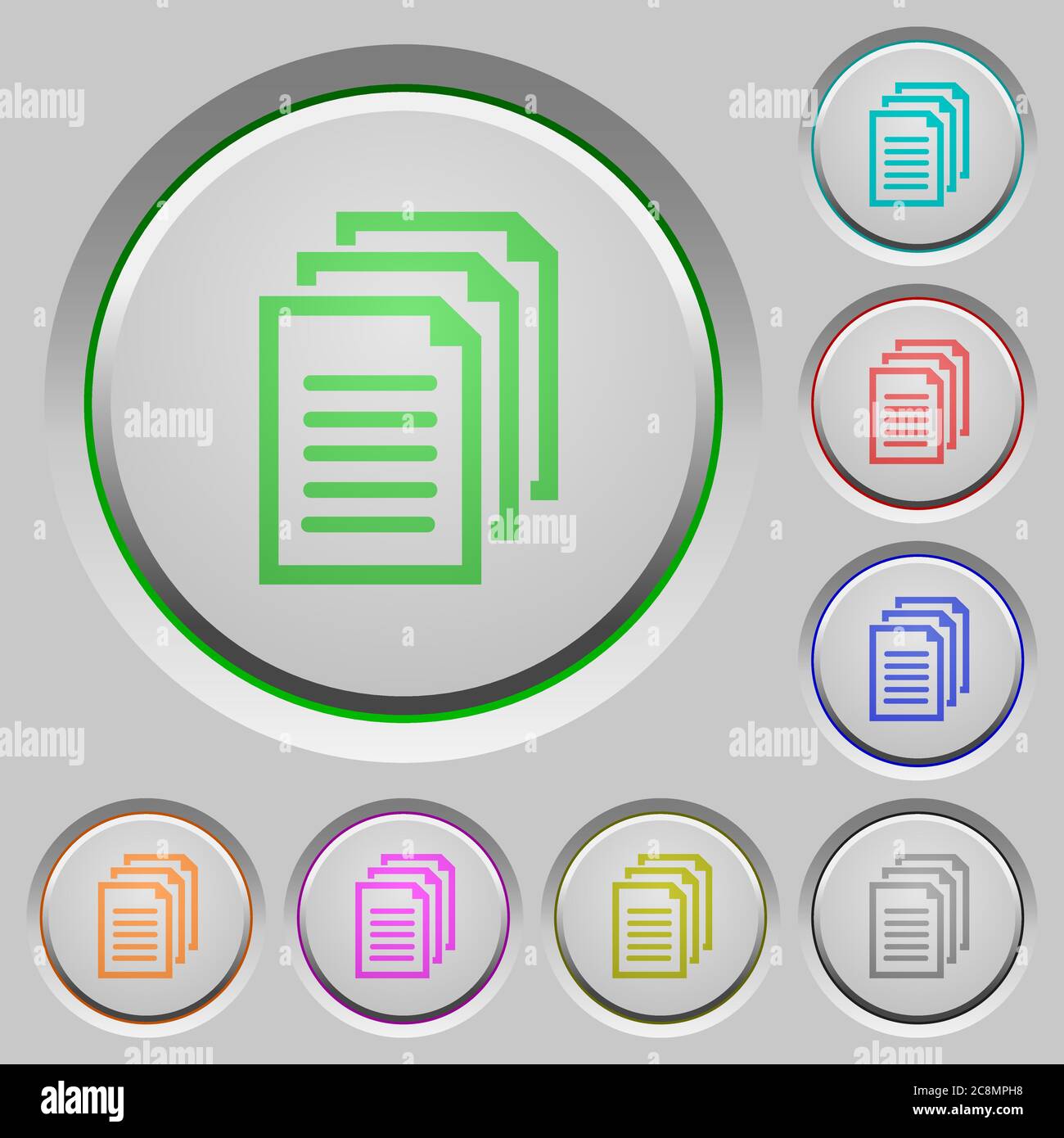 Copies of documents Stock Vector Images - Alamy