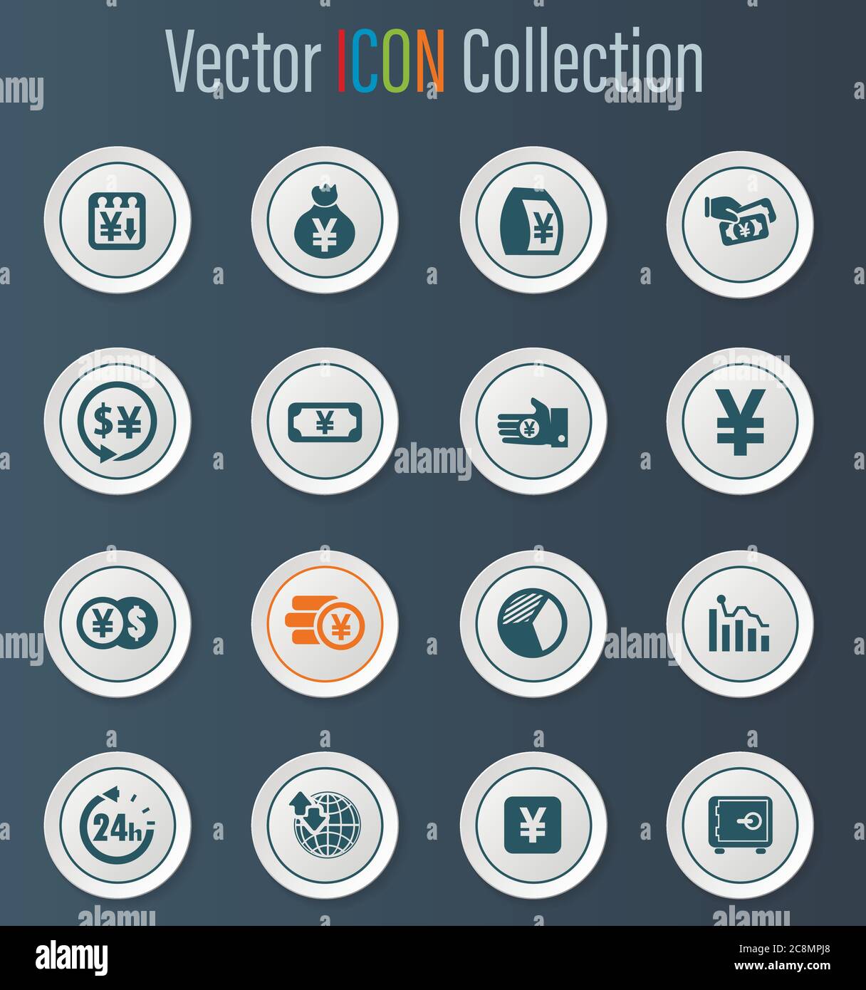 Currency exchange icons set Stock Vector Image & Art - Alamy