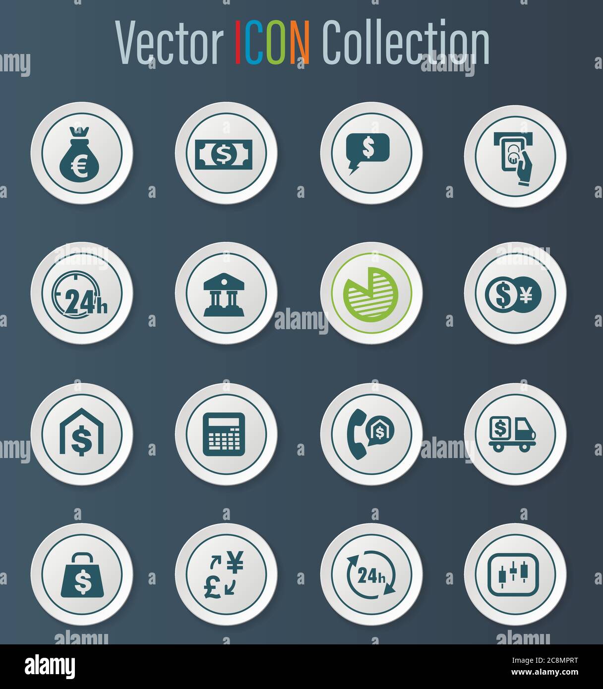 Financial trading line icons Stock Vector Images - Alamy