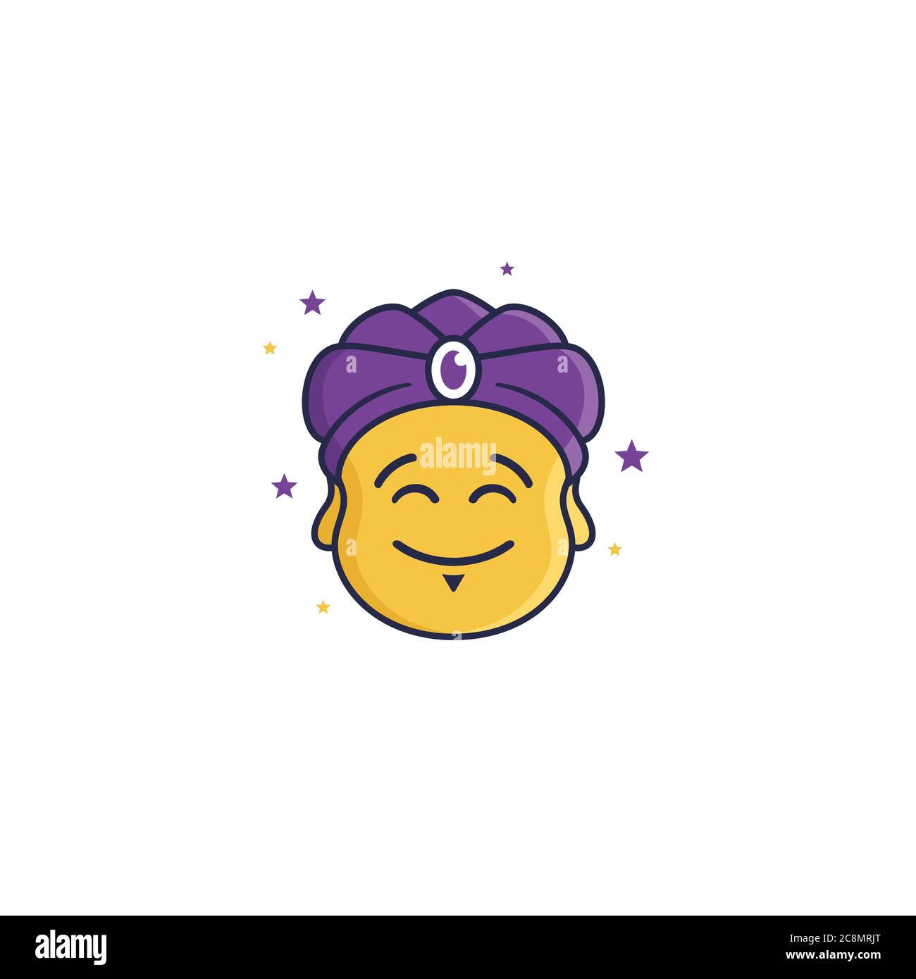 Genie Face logo / icon design Stock Vector Image & Art - Alamy