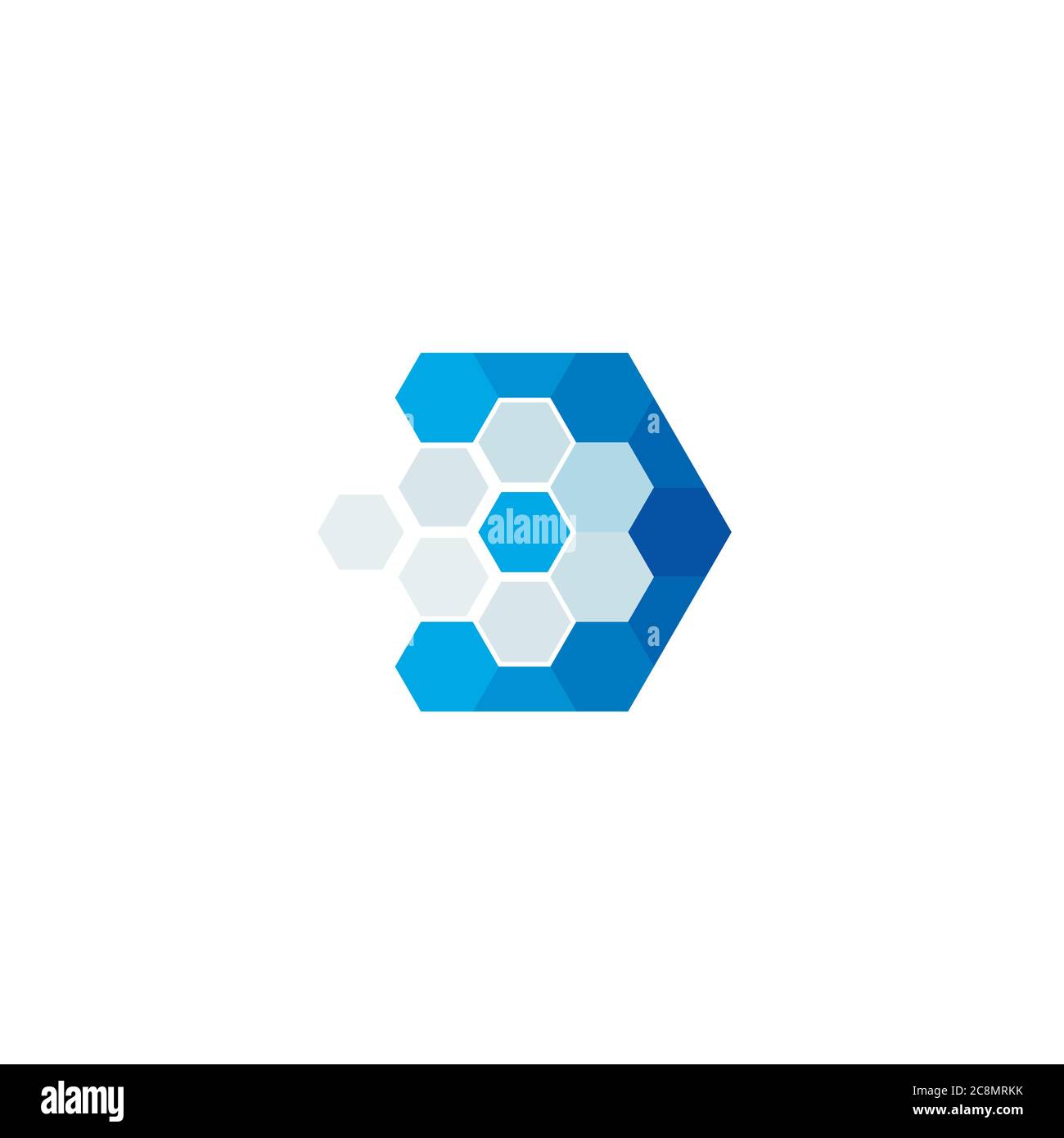 Group of Hexagons logo / icon design Stock Vector Image & Art - Alamy