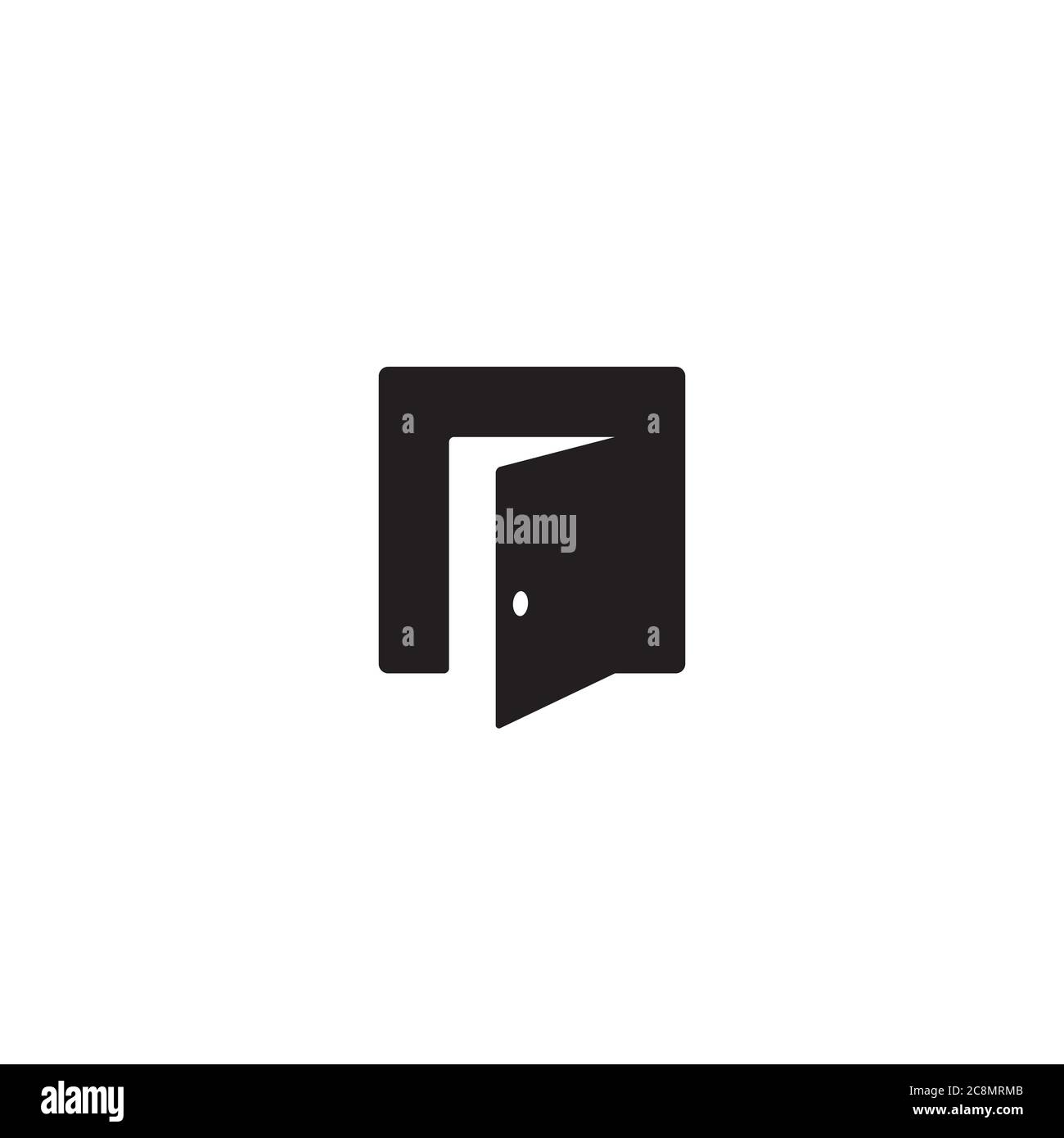 Open sign doorway Black and White Stock Photos & Images - Alamy