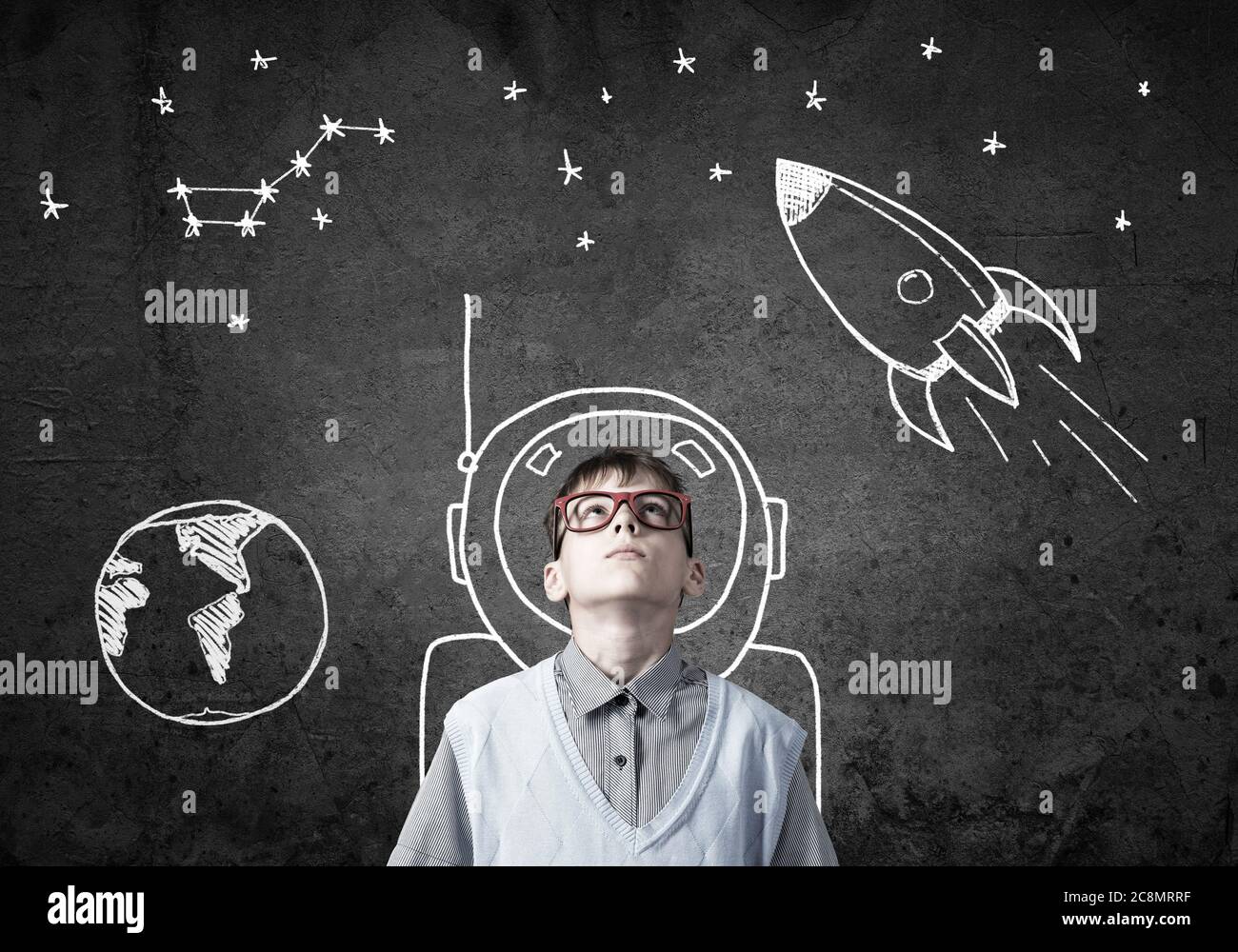 Childhood Dreams of future Stock Photo - Alamy