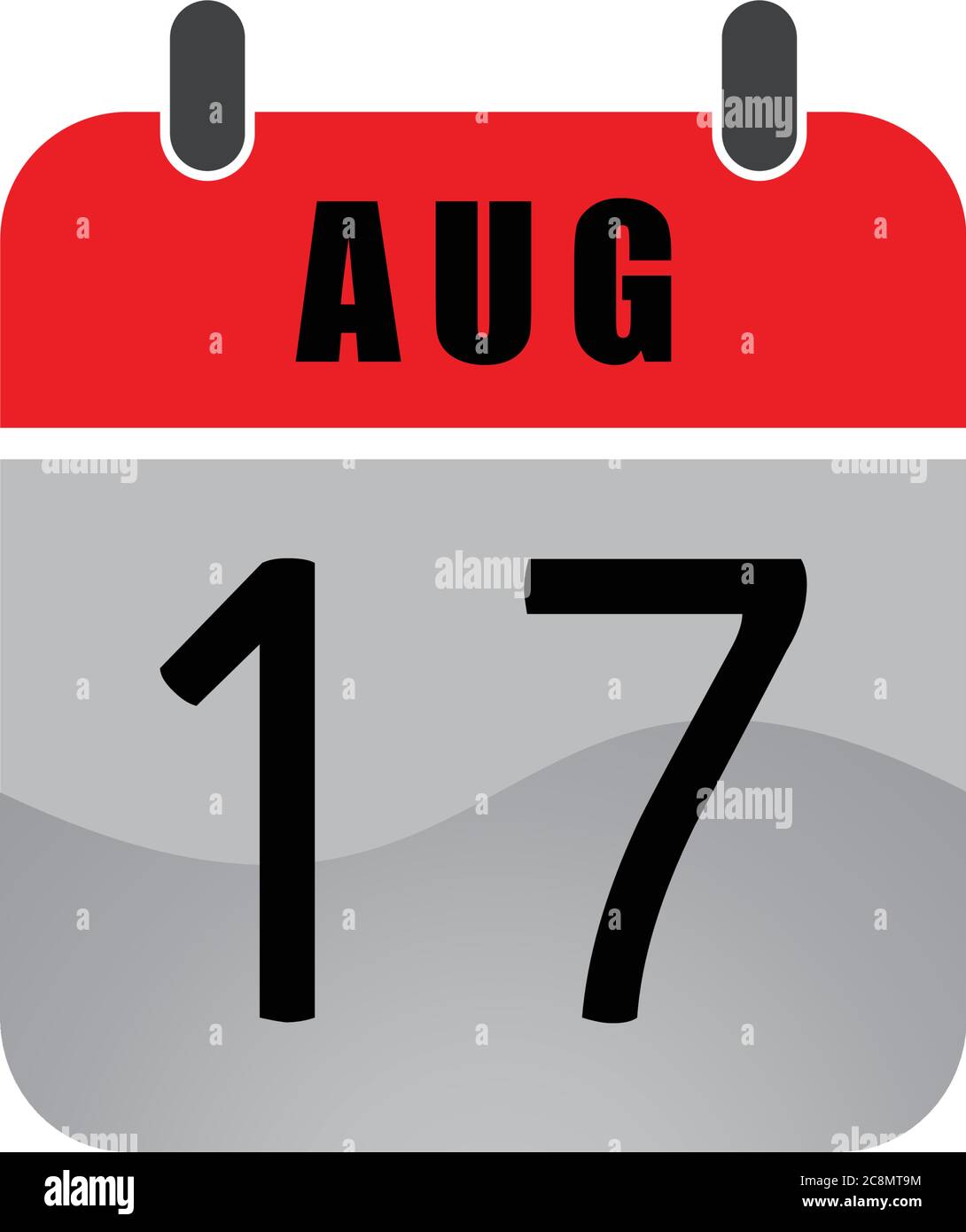 Aug calendar Stock Vector Images - Alamy
