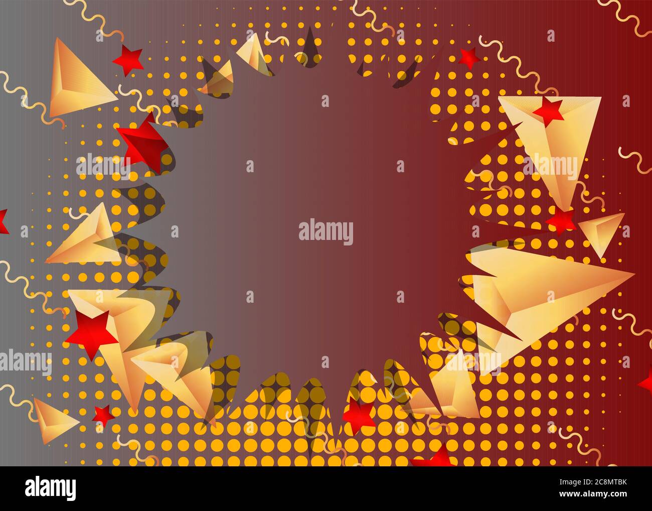 Abstract futuristic background with comic book and other gradient ...