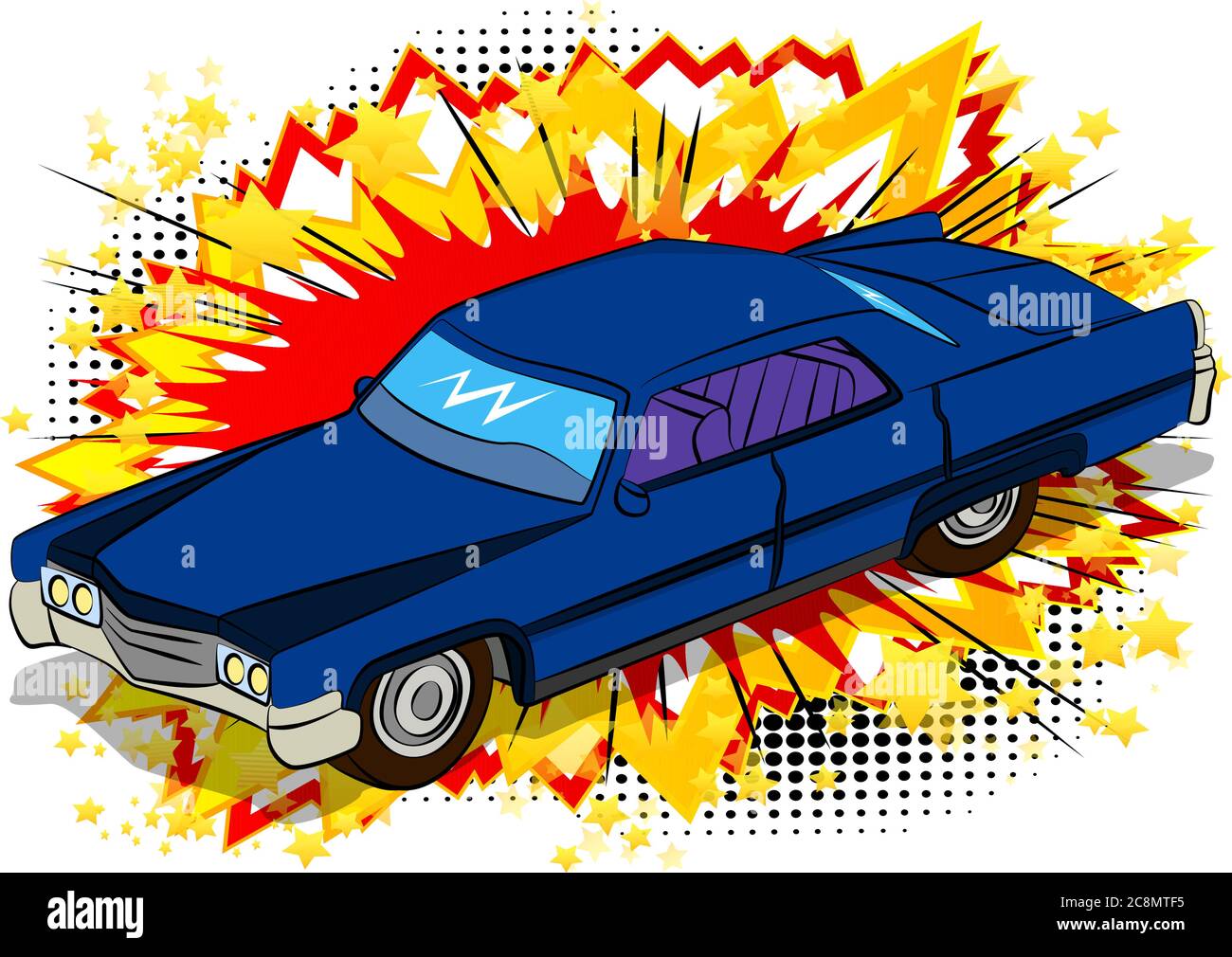 Retro car magazine Stock Vector Images - Alamy