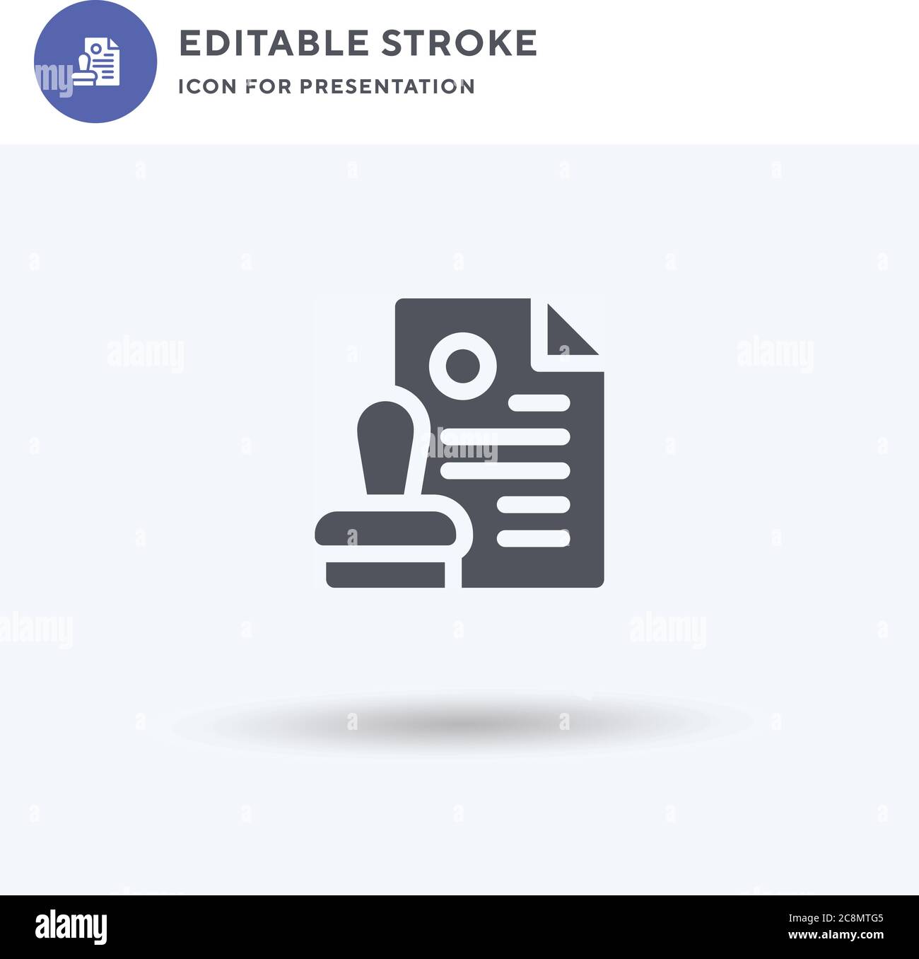Approve icon vector, filled flat sign, solid pictogram isolated on ...