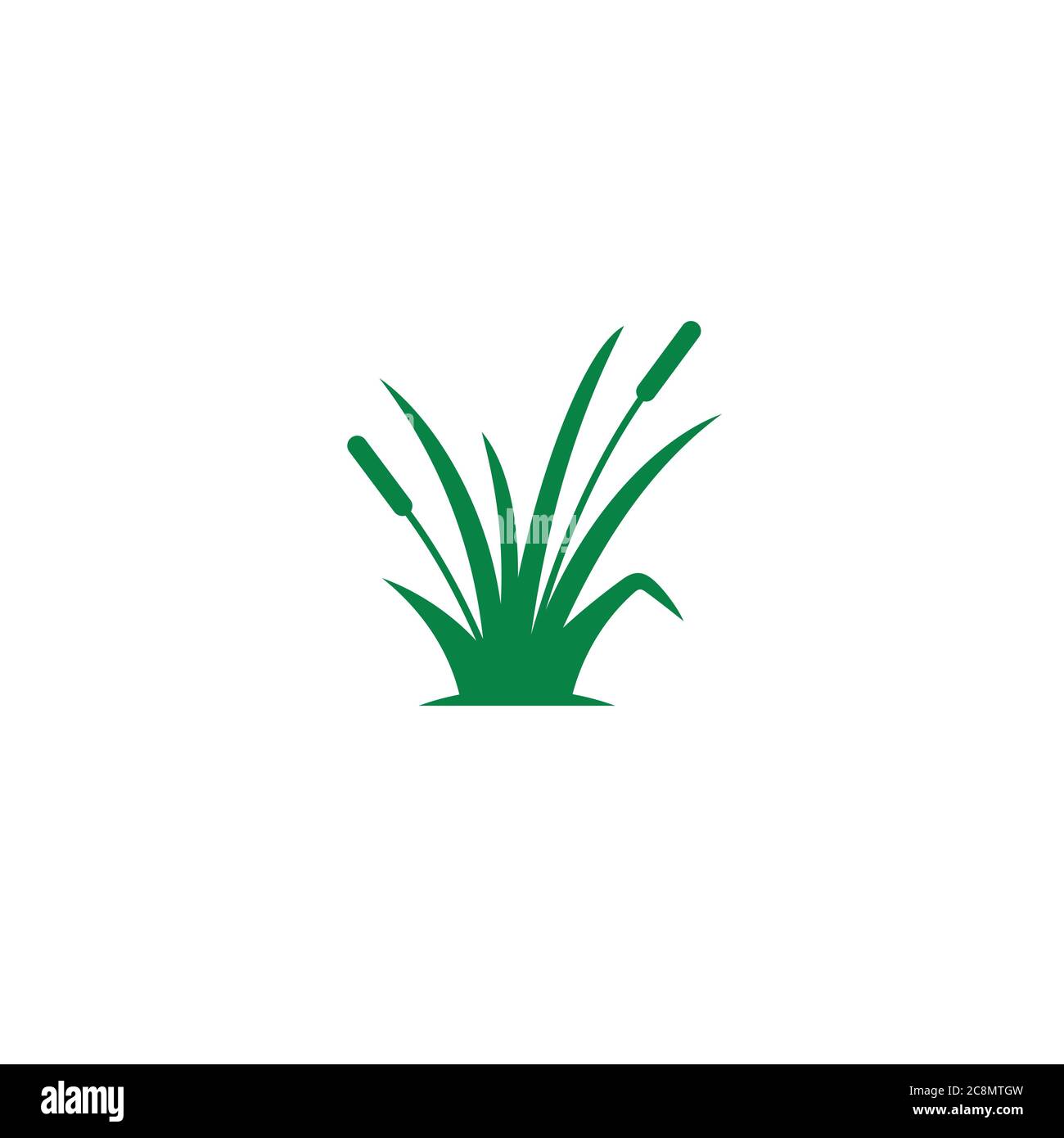a simple Grass logo / icon design Stock Vector Image & Art - Alamy
