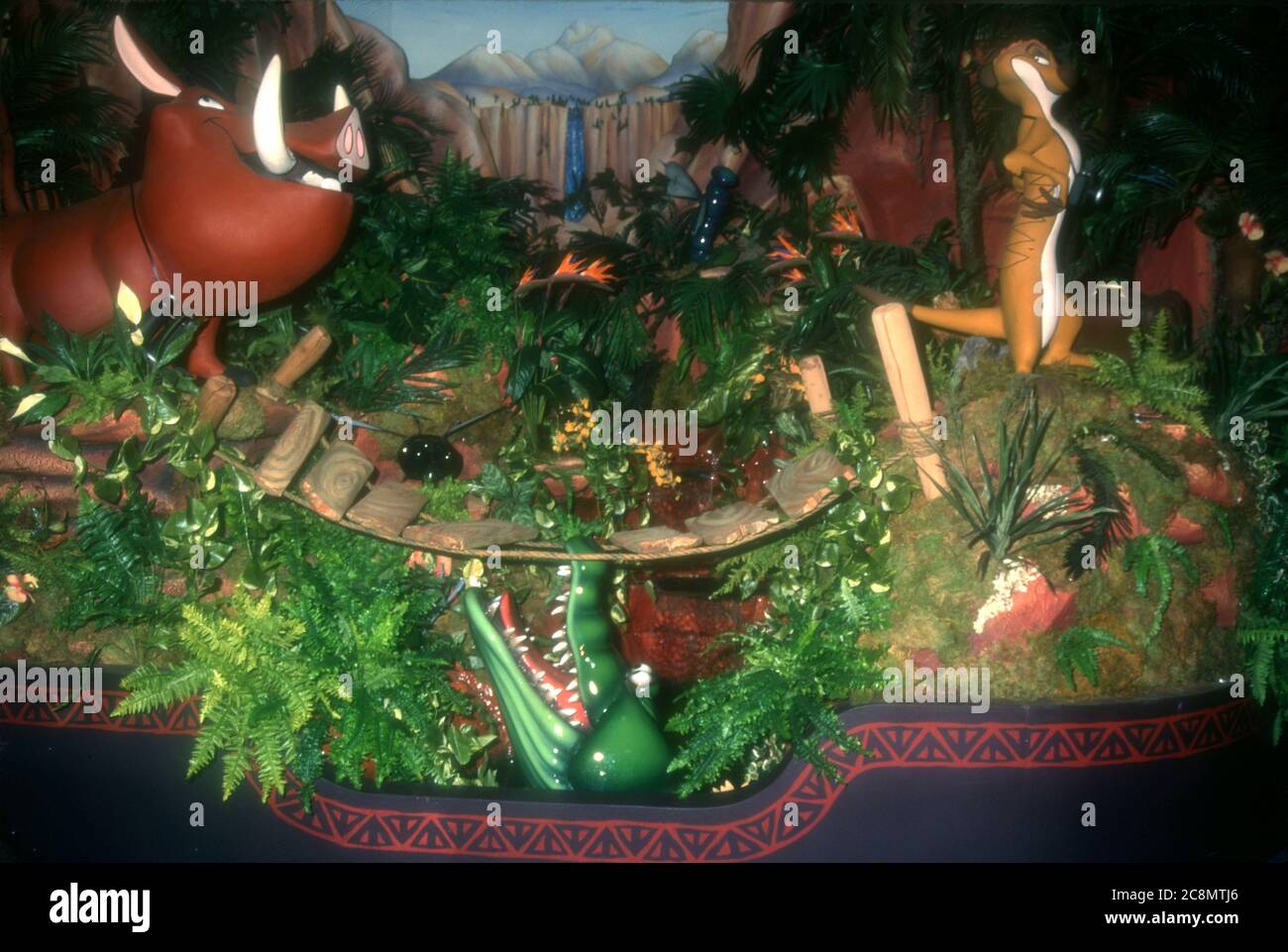 Las Vegas, Nevada, USA 23rd January 1996 Disney Lion King Display with ...