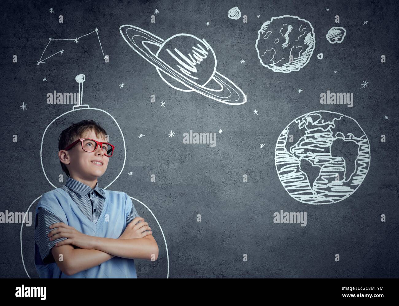 Childhood Dreams of future Stock Photo - Alamy