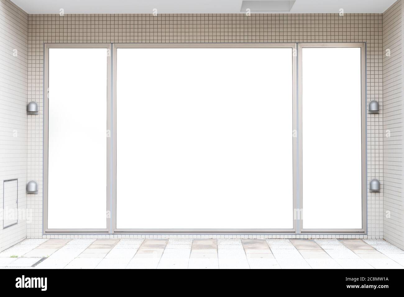 Shop Boutique Store Front with Big Window and Place for Name Stock ...