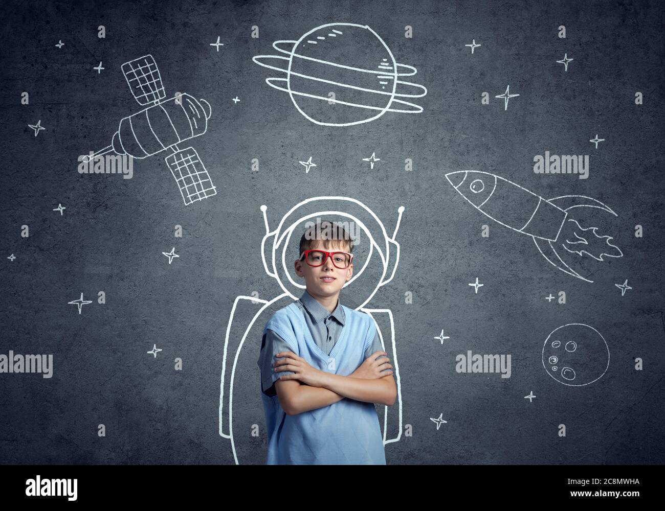 Childhood Dreams of future Stock Photo - Alamy