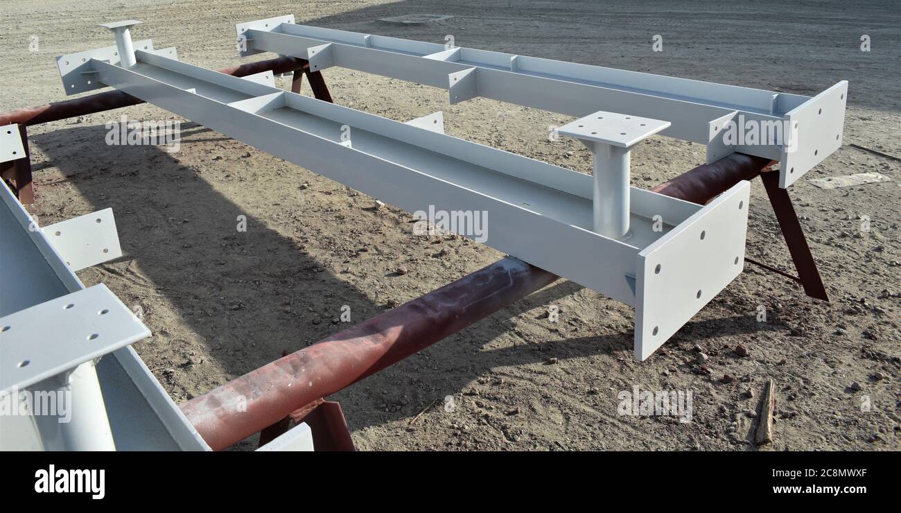 steel column and beam Stock Photo - Alamy