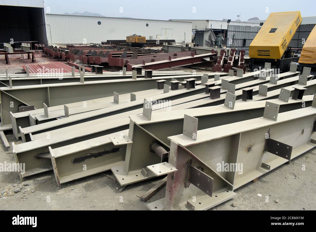 steel column and beam Stock Photo - Alamy