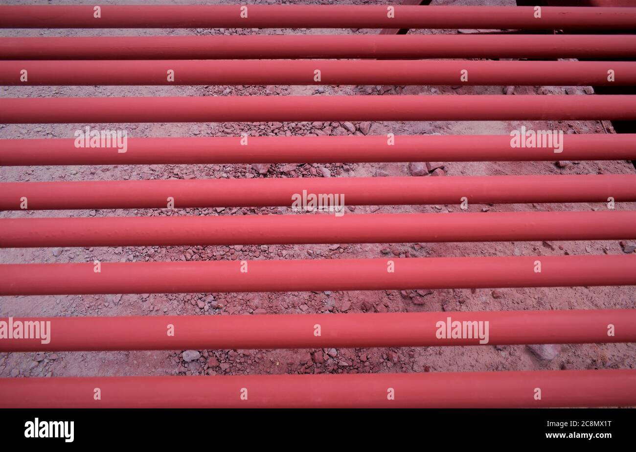 Save Download Preview Red Pipes stored in the paintshop. Background ...