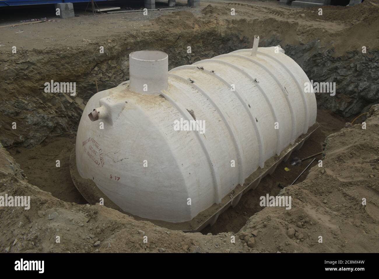 Industrial water tank In the factory Used for agriculture and ...