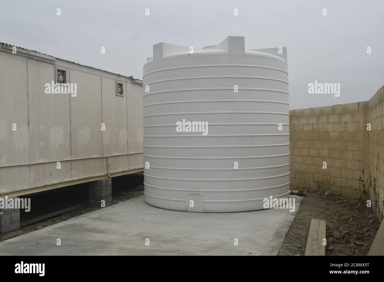Industrial water tank In the factory Used for agriculture and ...