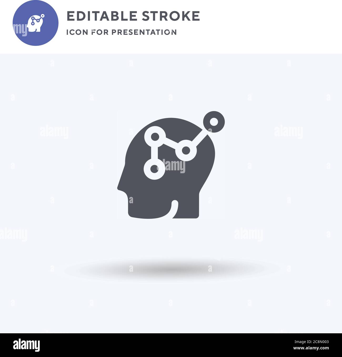 Learning icon vector, filled flat sign, solid pictogram isolated on ...