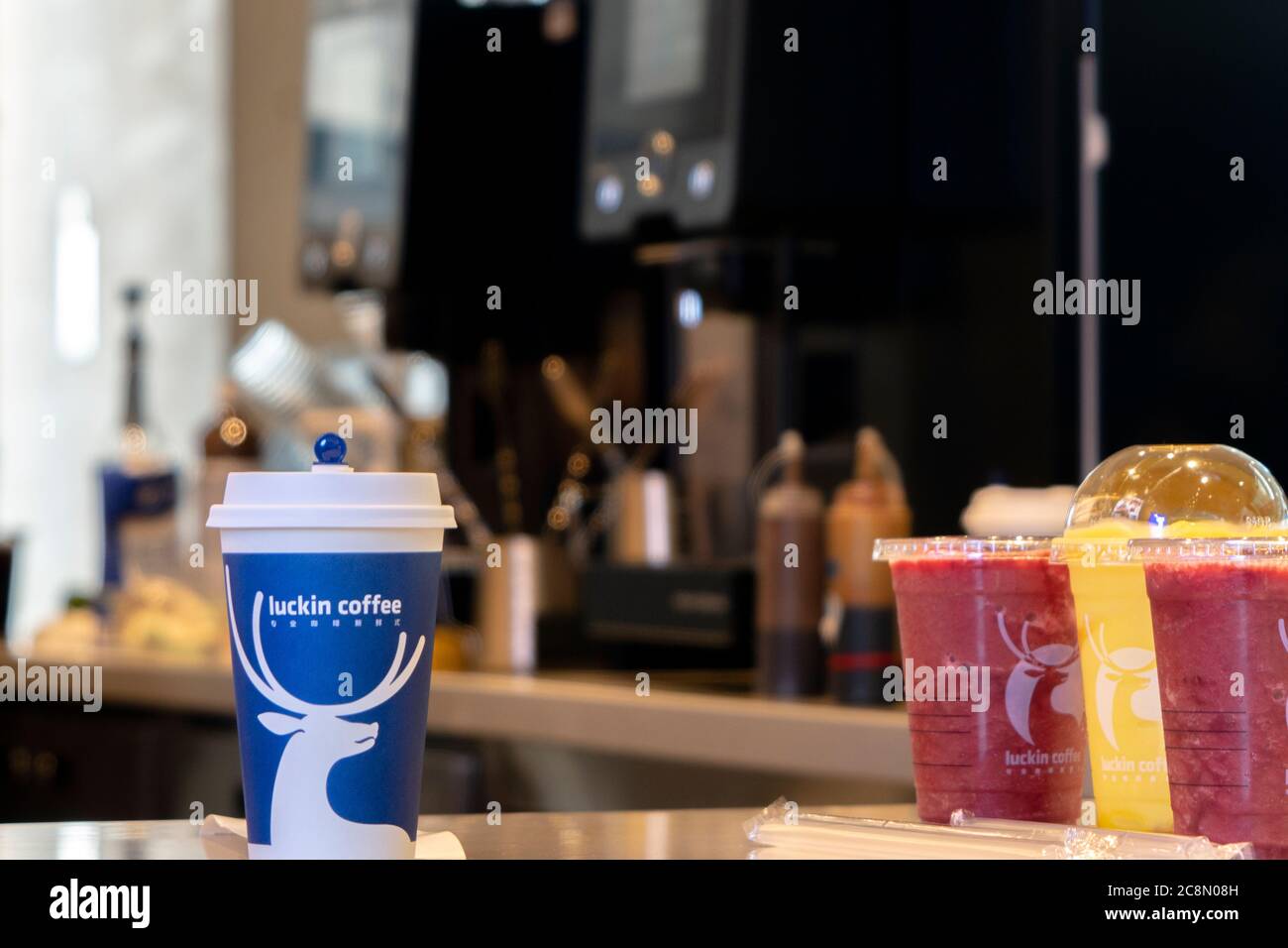 Luckin coffee shop hi-res stock photography and images - Alamy
