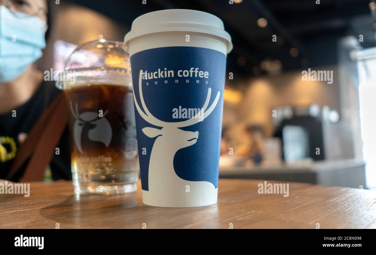 Luckin coffee cup hi-res stock photography and images - Alamy