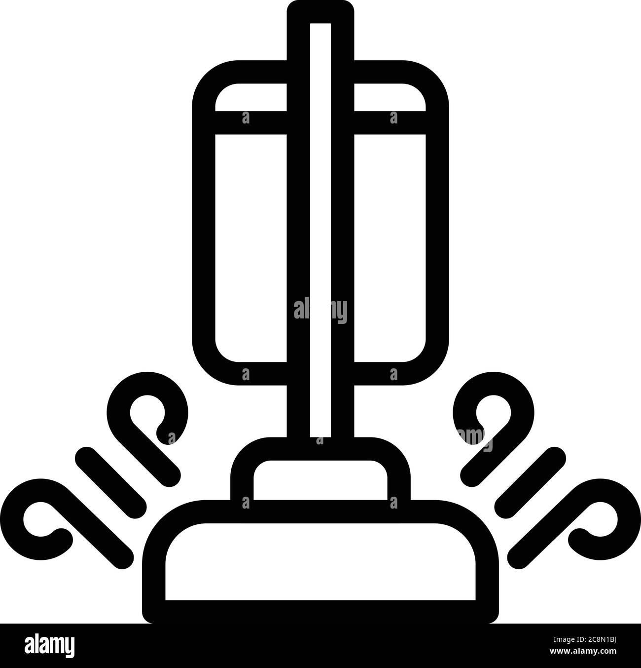 Wet steam cleaner icon, outline style Stock Vector Image & Art - Alamy