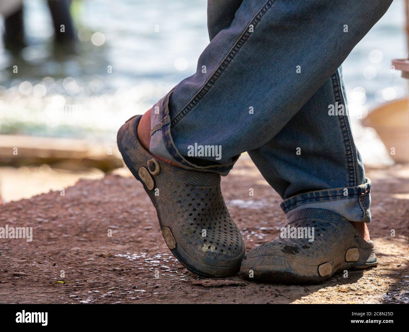 front viewe Man foot background Stock Photo - Alamy