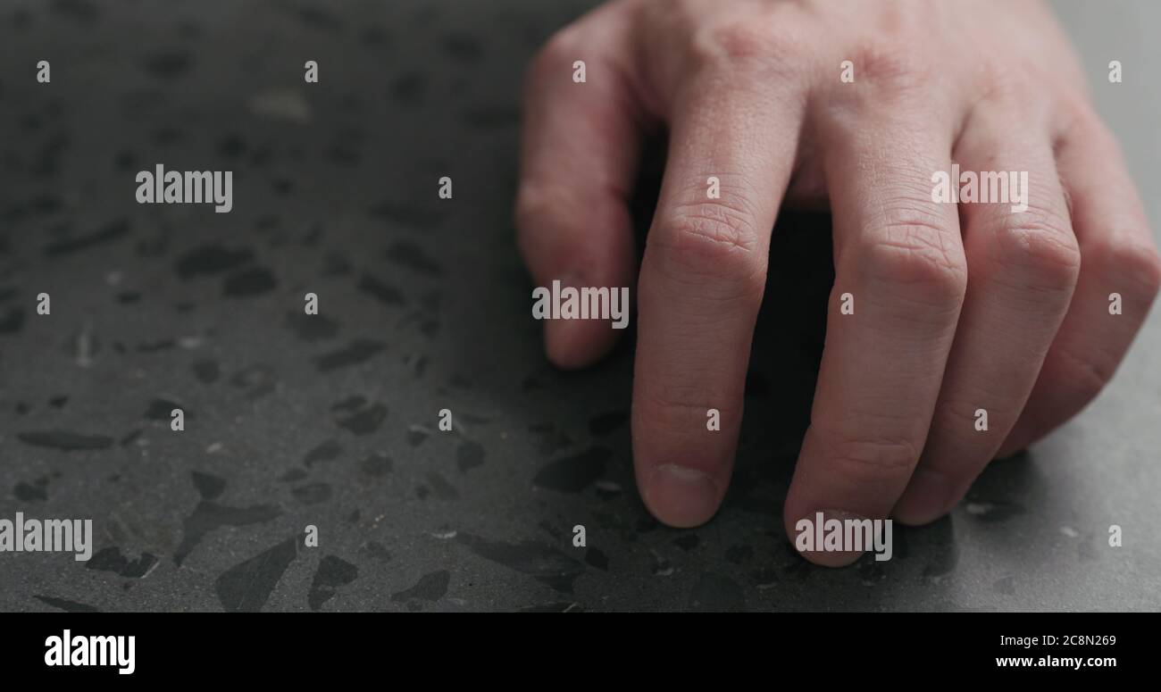 Tapping fingers table hi-res stock photography and images - Alamy